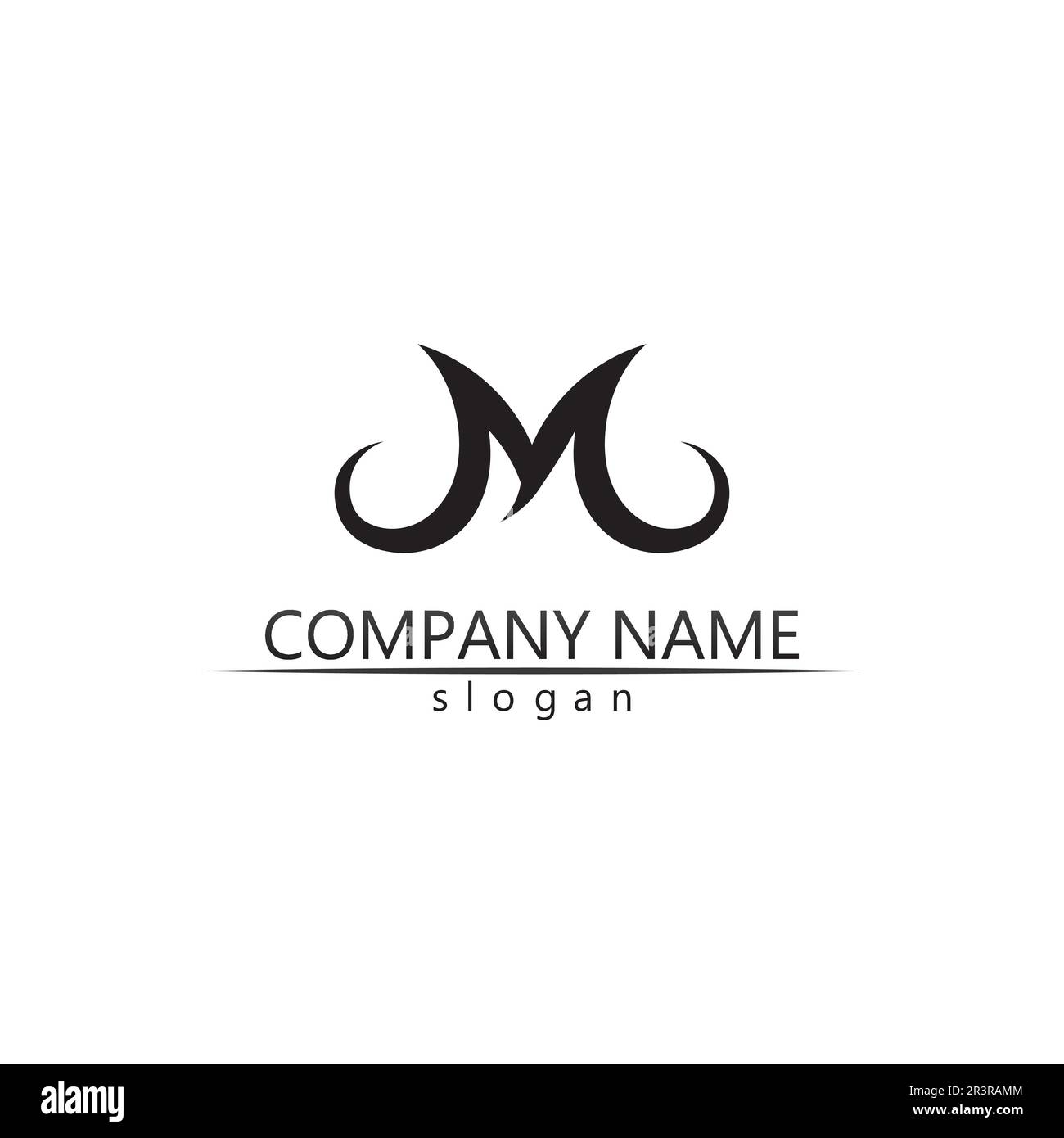 Letter w m Stock Vector Images - Alamy