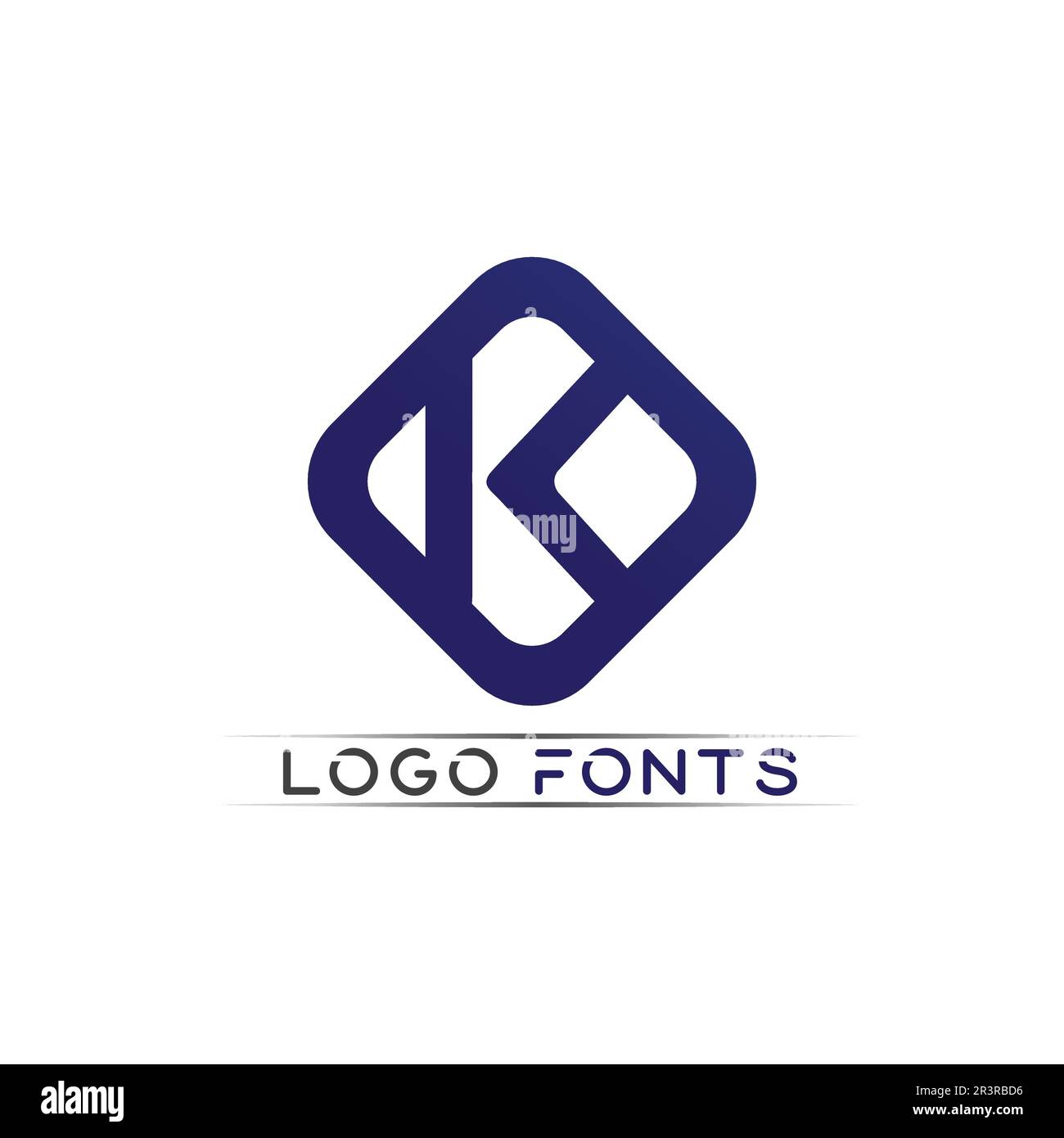 K logo design K letter font Concept Business logo vector and design ...