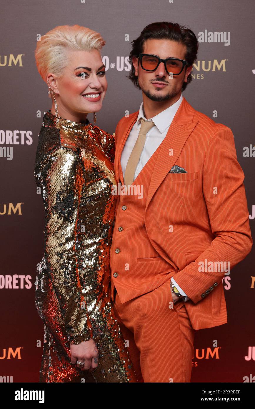 Cannes, France. 25th May, 2023. Katrina Patchett and Kylian attending L ...