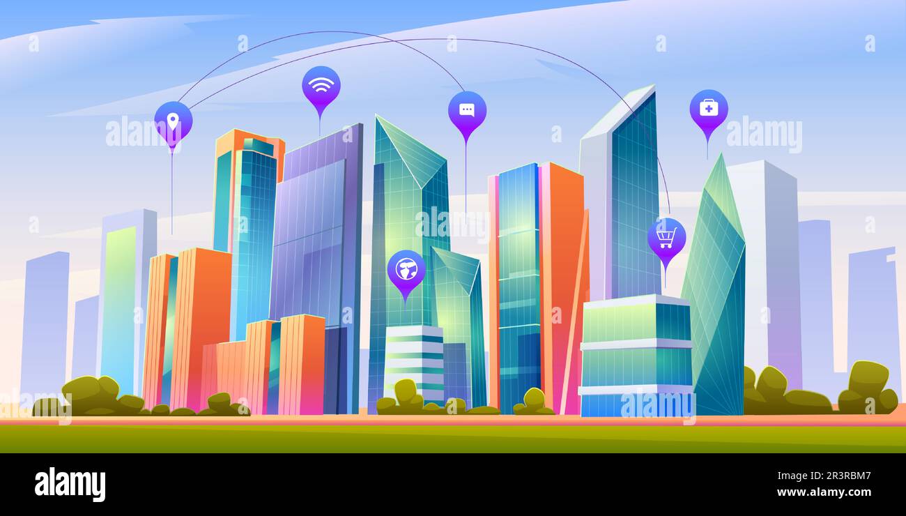 Smart city with wireless communication technology and Internet of ...