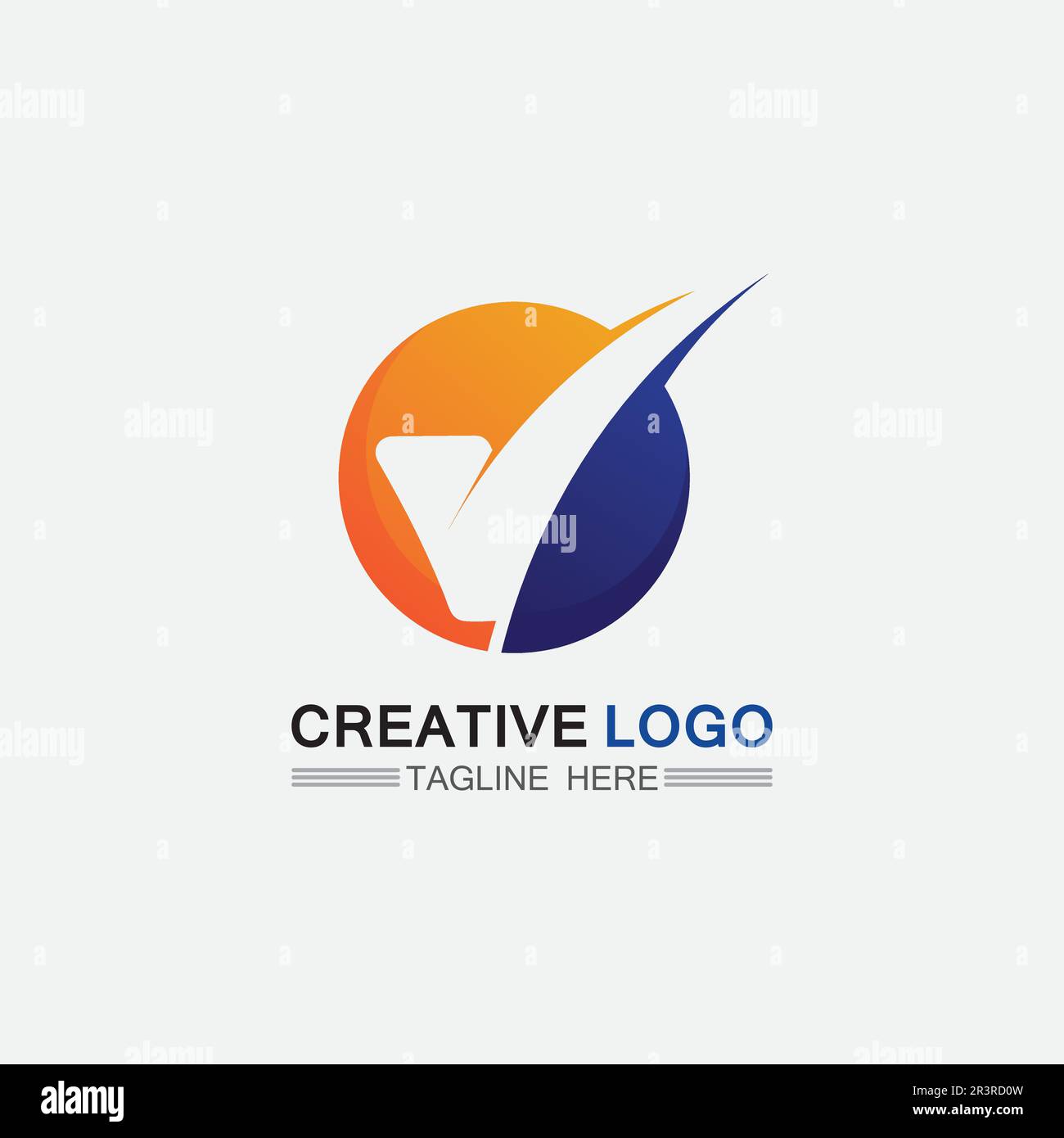 Checklist check mark logo vector or icon. Tick symbol in green color ...