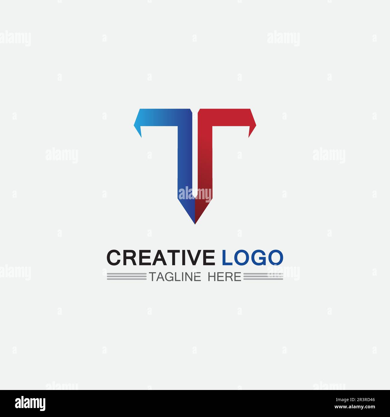 T letter, T logo vector font alphabet design and icon T Stock Vector ...