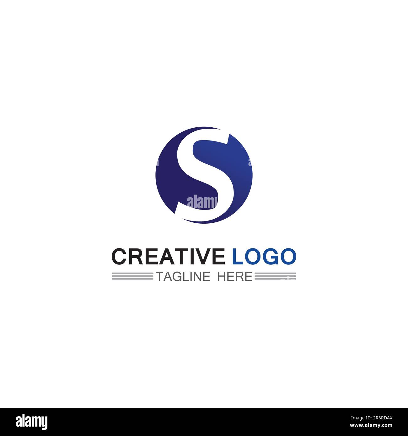 Business corporate S letter logo design vector Stock Vector Image & Art ...