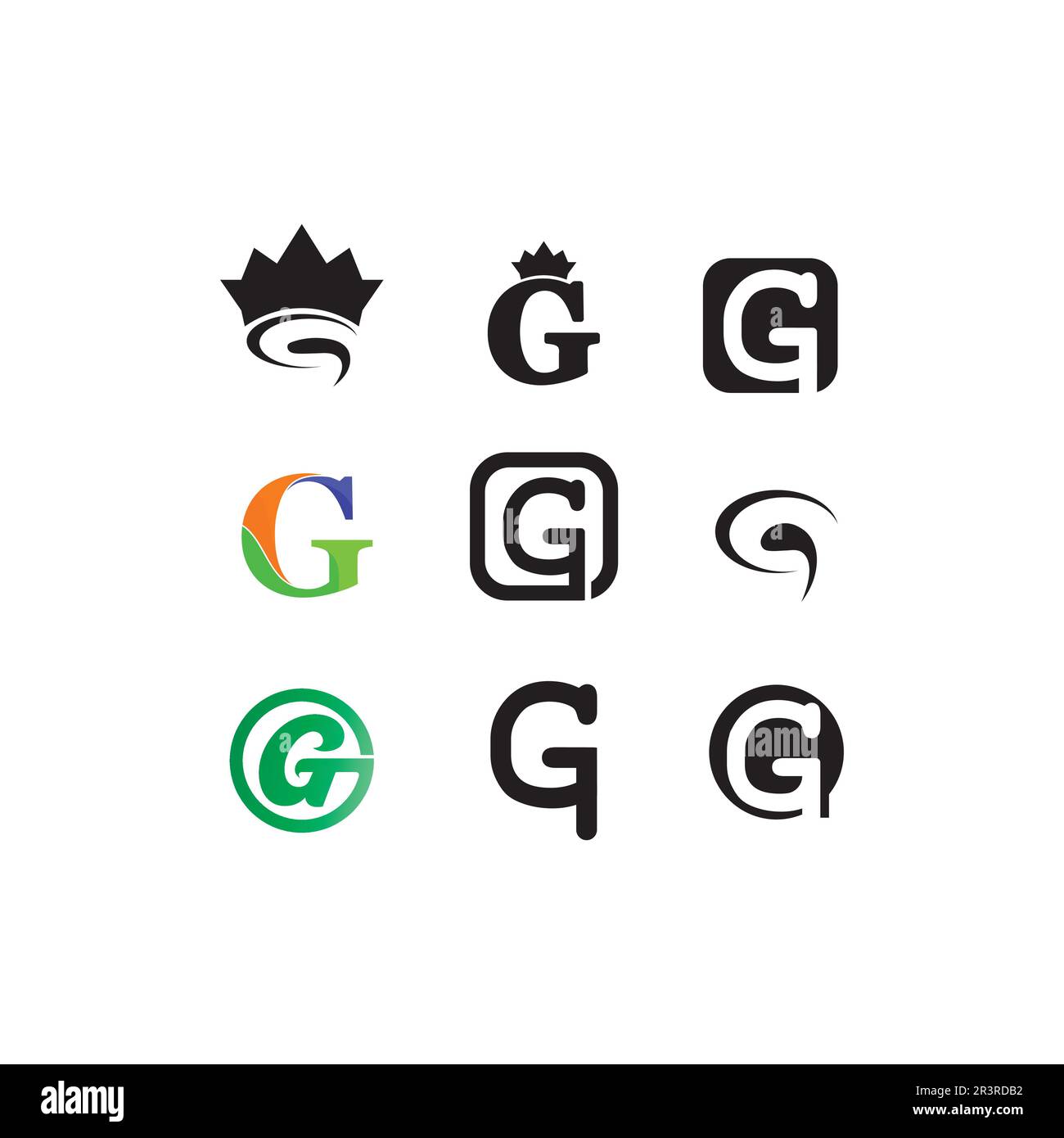 G Letter vector illustration icon Logo Template design Stock Vector ...