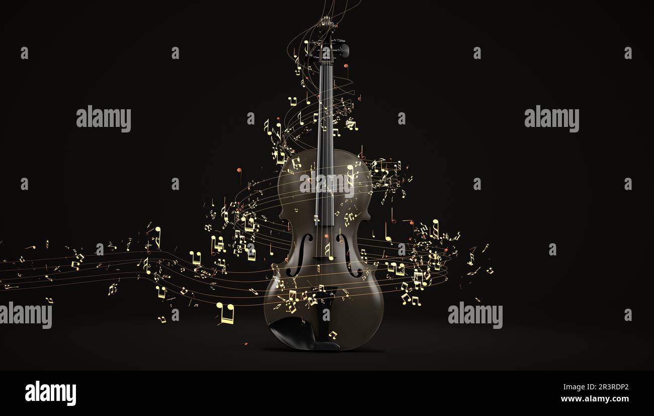 Violin Sheet Music Stock Photo - Alamy