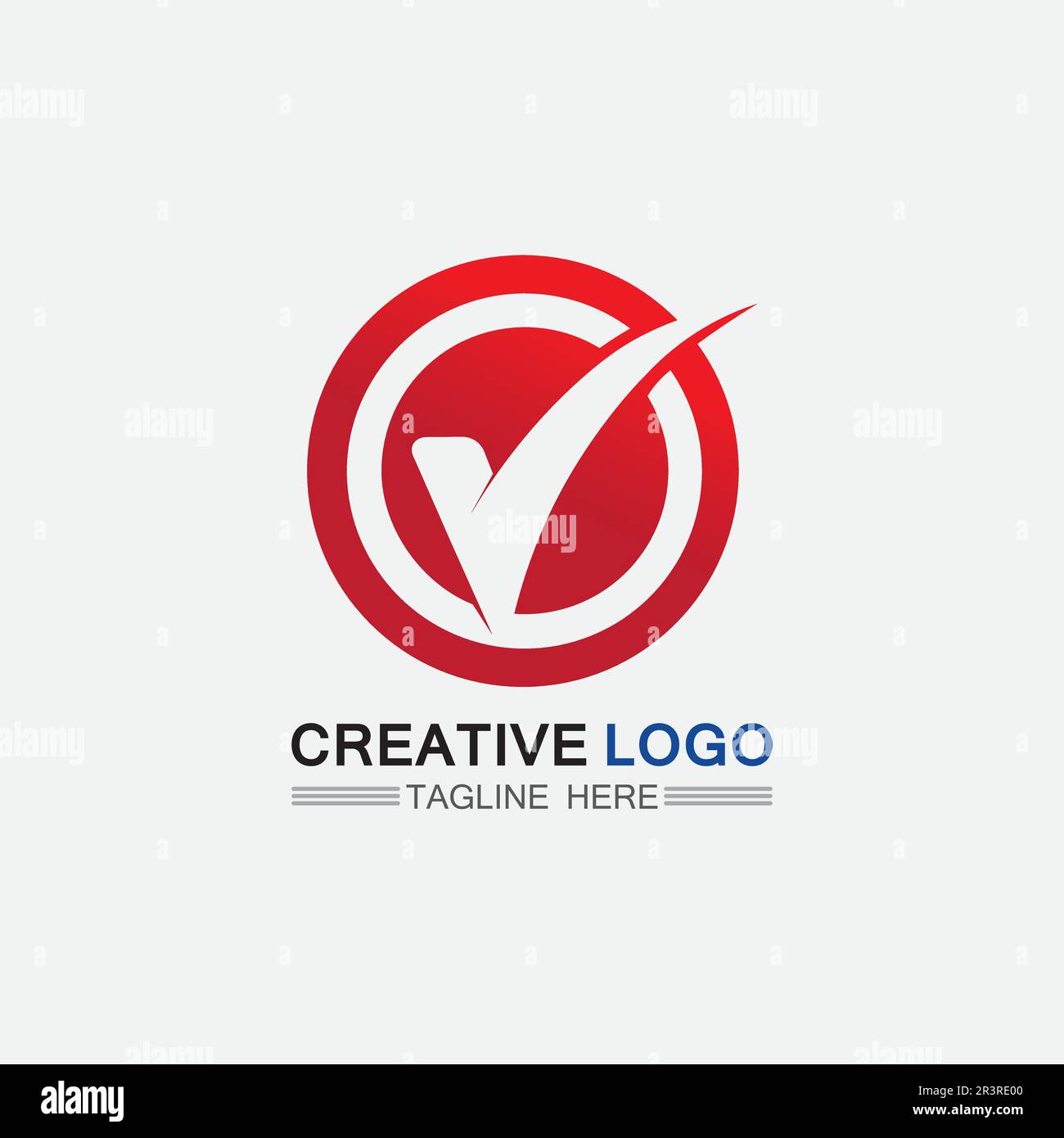 Checklist check mark logo vector or icon. Tick symbol in green color ...