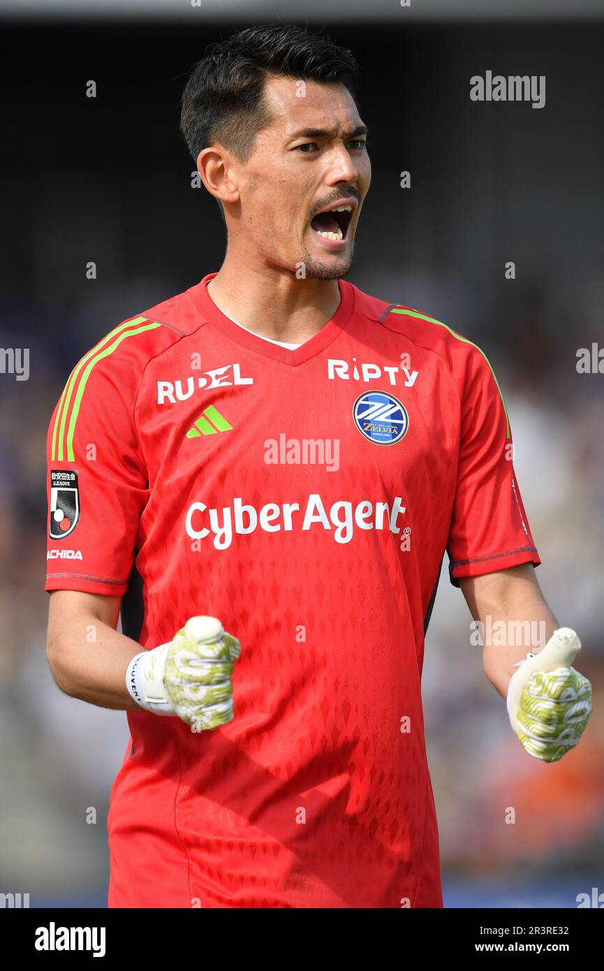 FC Machida Zelvia's William Popp during the 2023 J2 League match between FC Machida Zelvia 2-1 ...
