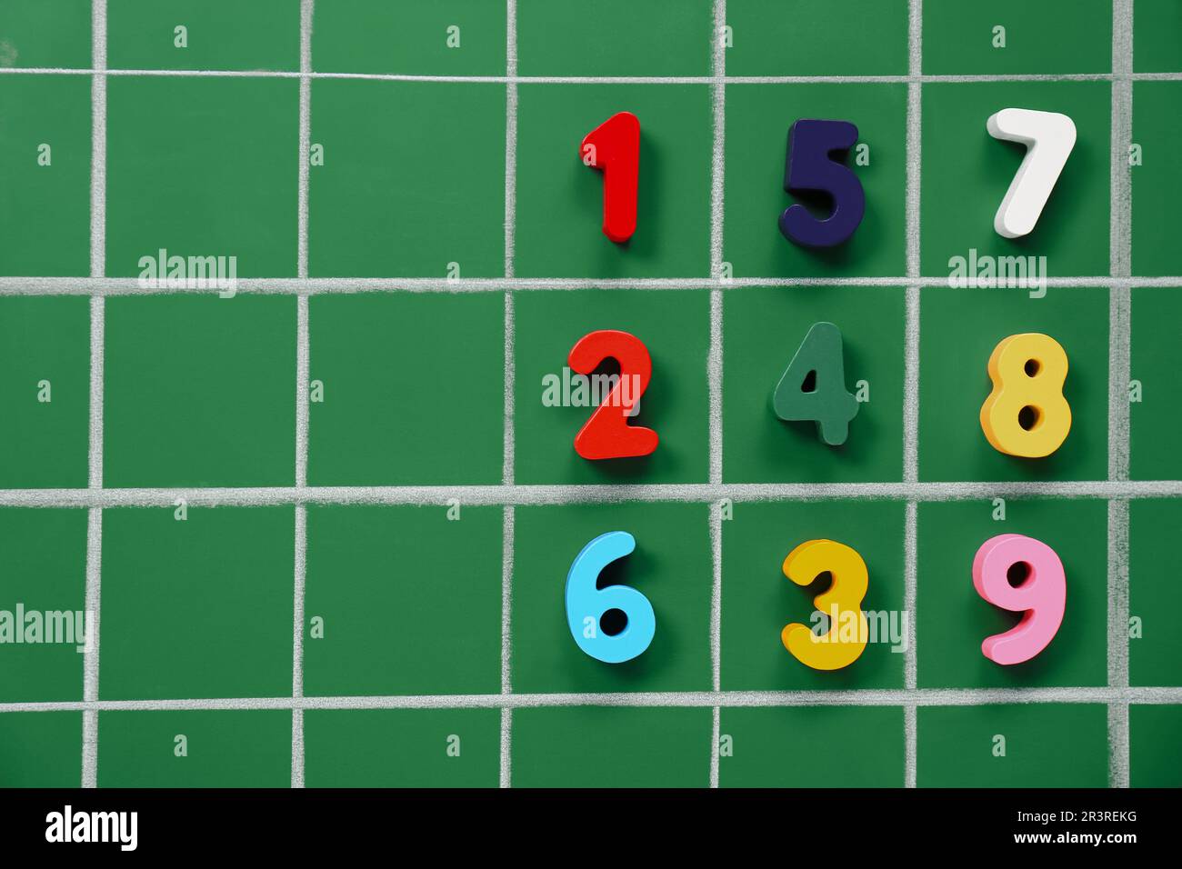 Green chalkboard maths hi-res stock photography and images - Alamy