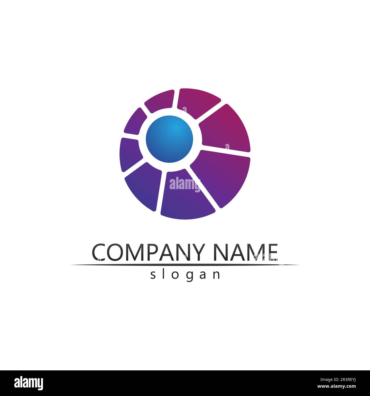 Technology circle logo and symbols Vector Stock Vector Image & Art - Alamy