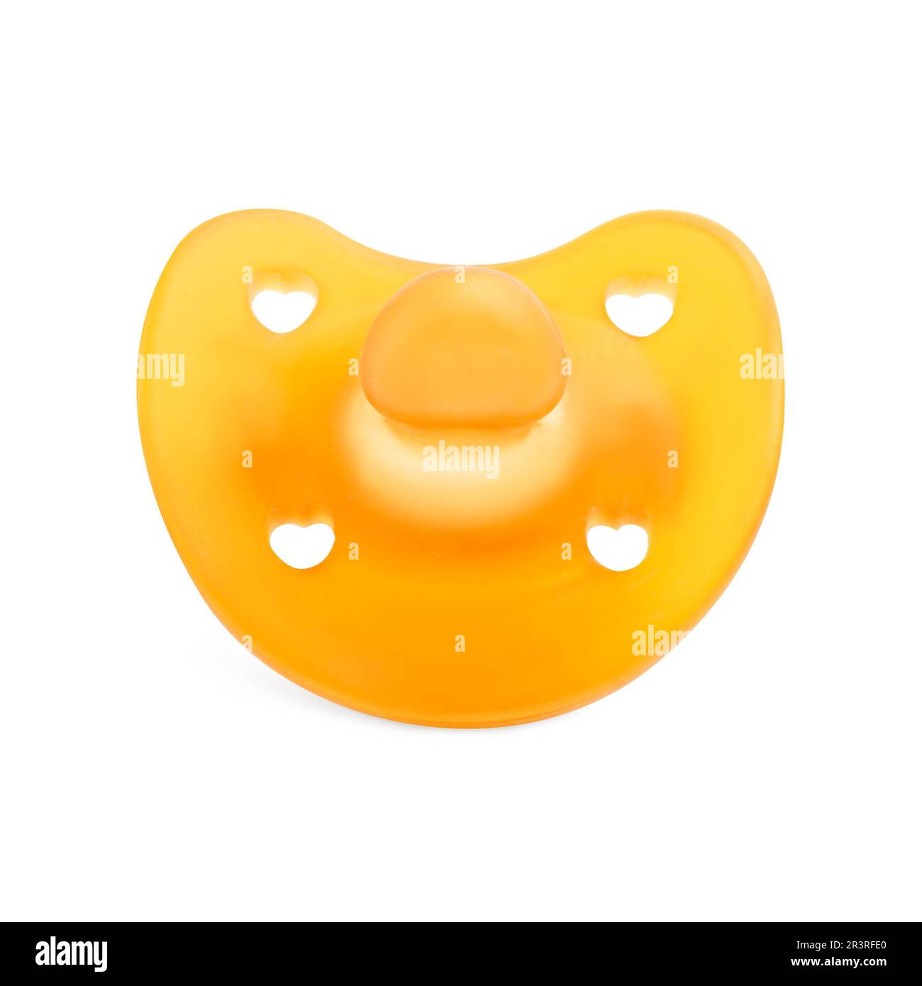 One rubber baby pacifier isolated on white Stock Photo - Alamy