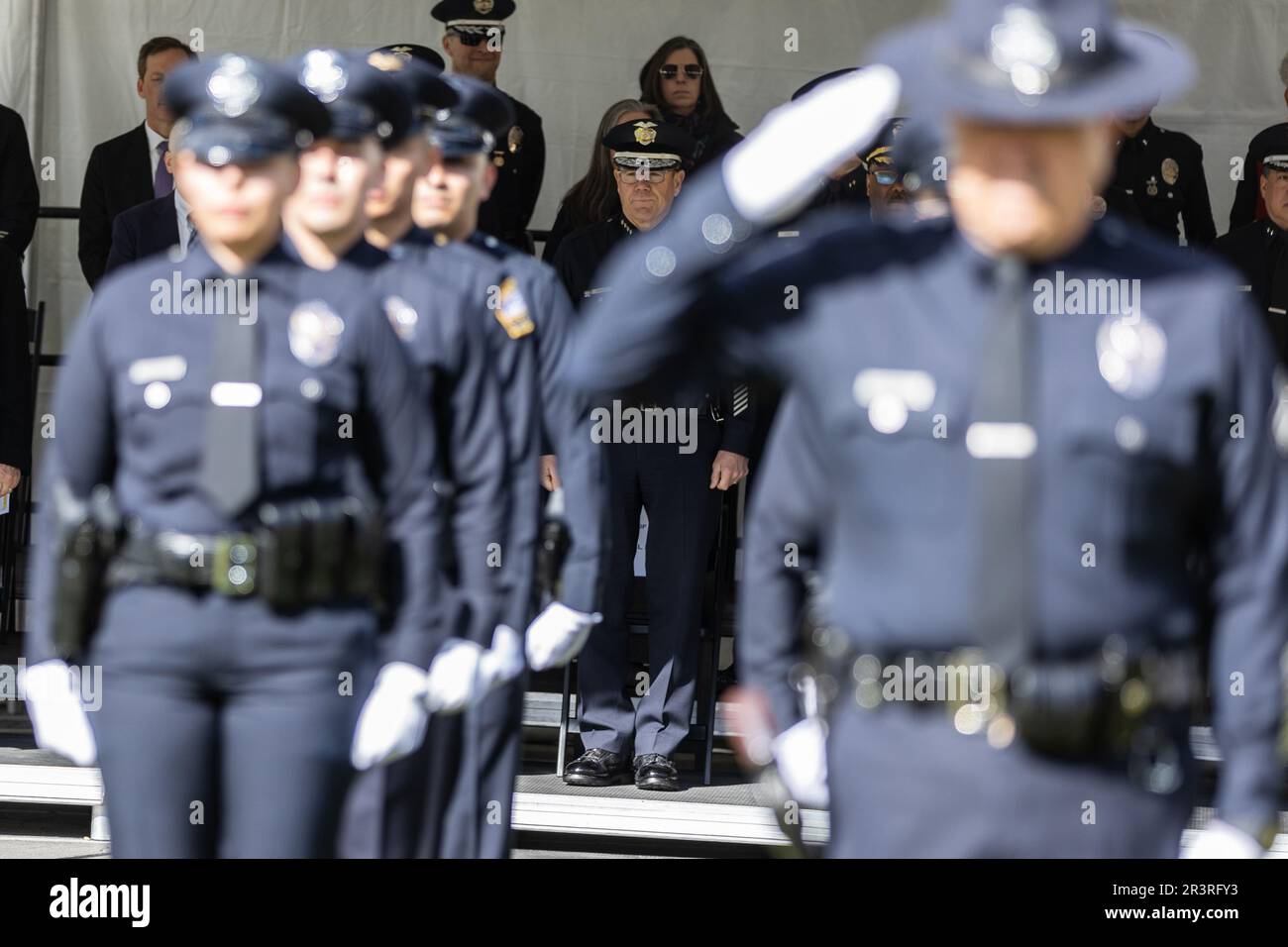 Los Angeles Police Department Graduation at the Police Academy in Los ...