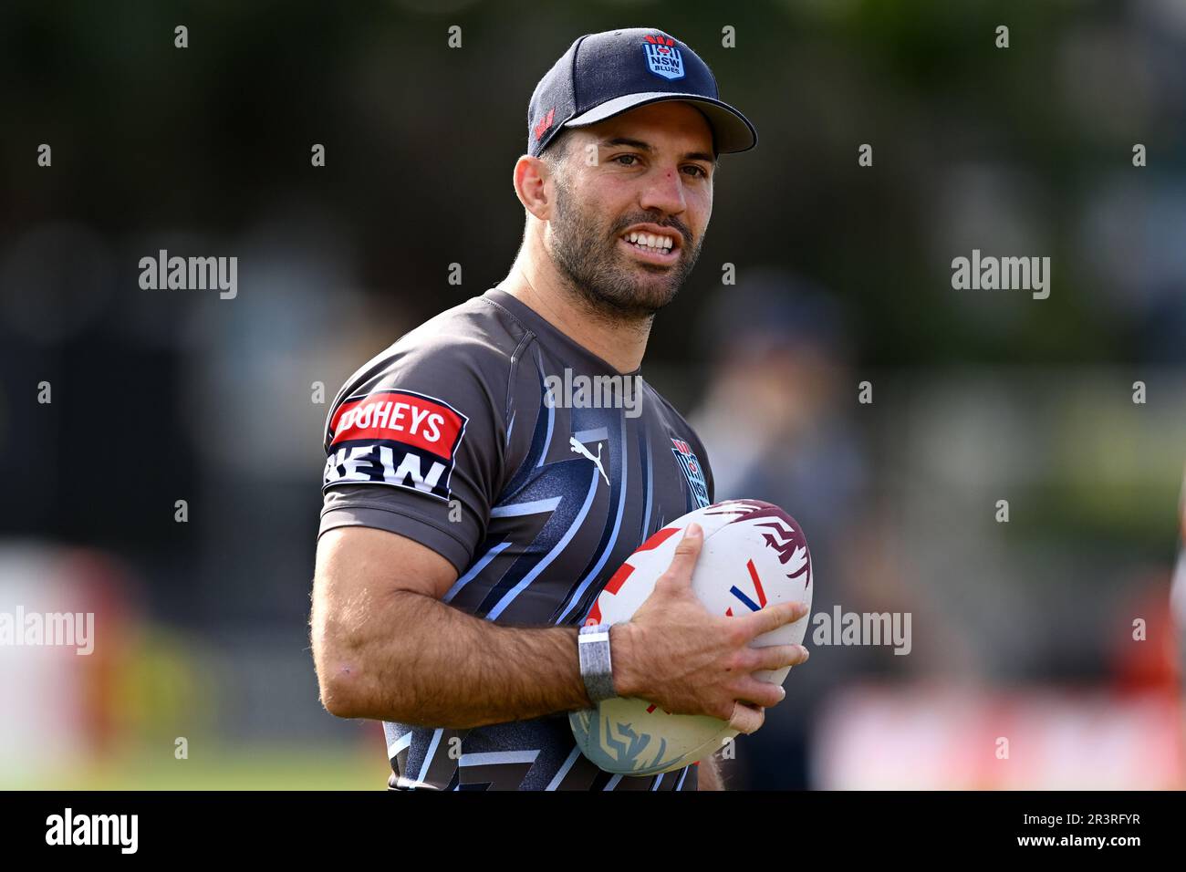 Sydney, Thursday, May 25, 2023. James Tedesco of the Blues during a NSW ...