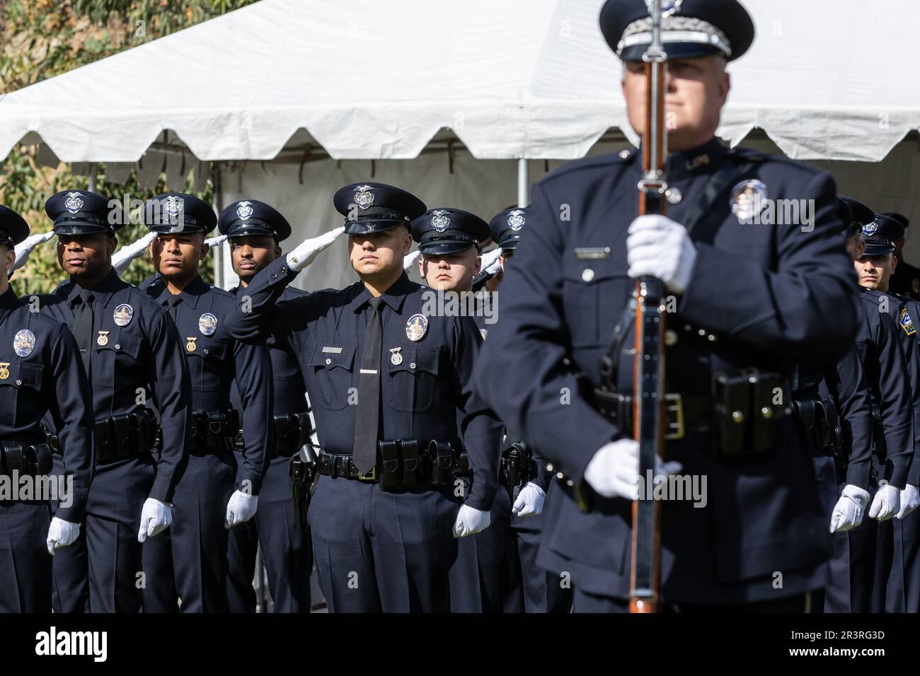 Los Angeles Police Department Graduation at the Police Academy in Los ...