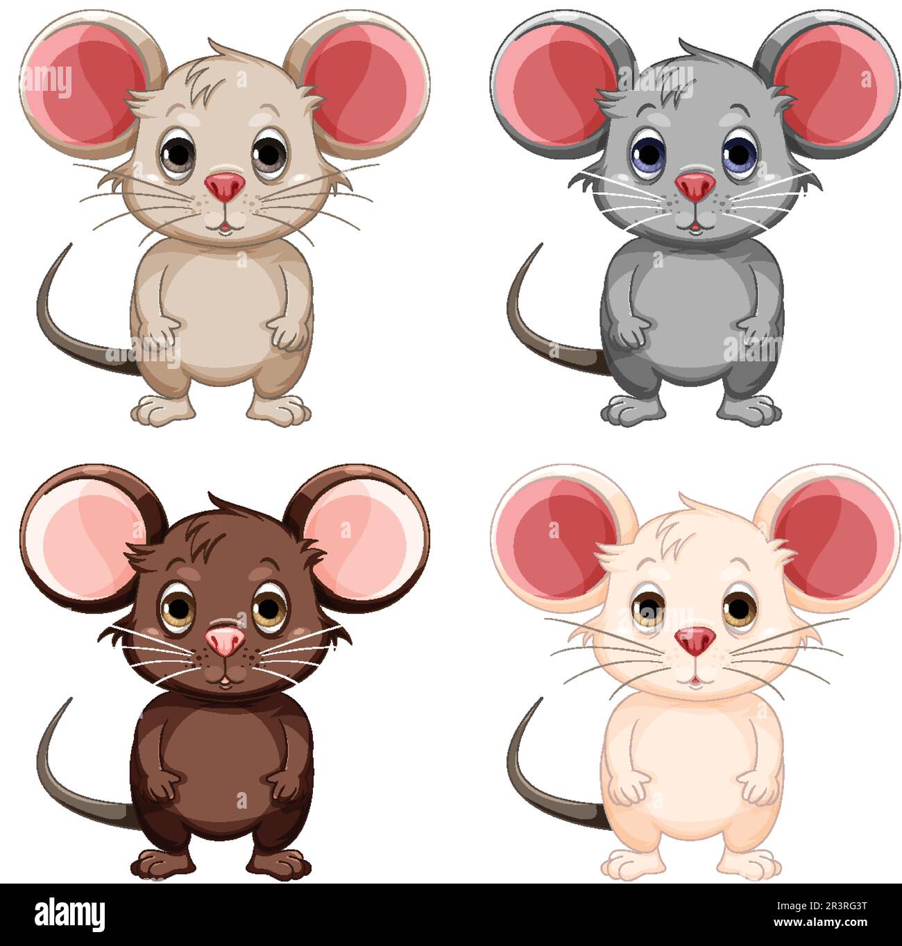 Cute rat cartoon character illustration Stock Vector Image & Art - Alamy