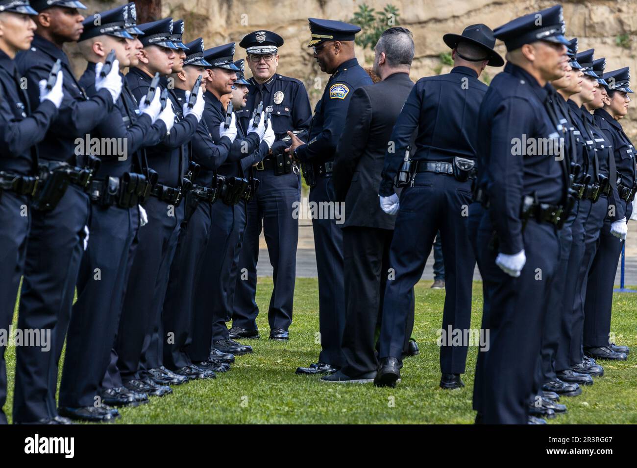 Los Angeles Police Department Graduation at the Police Academy in Los ...