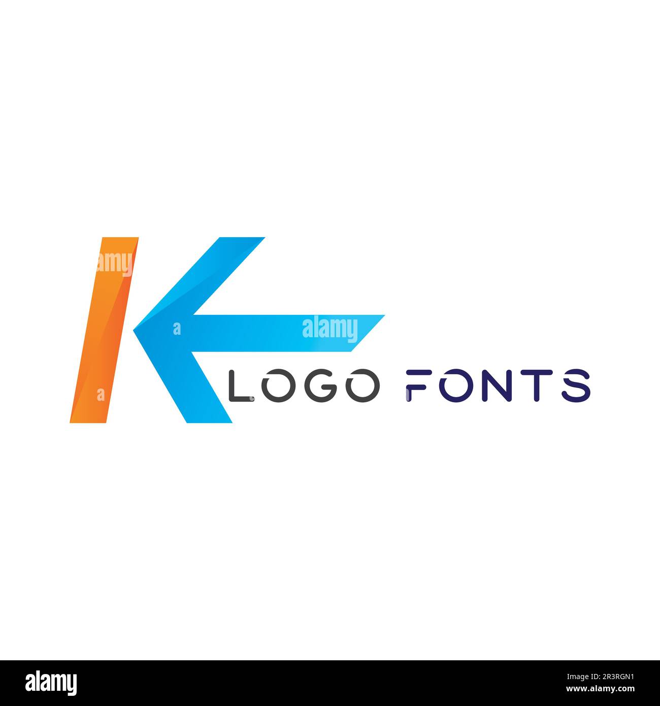 K logo design K letter font Concept Business logo vector and design ...