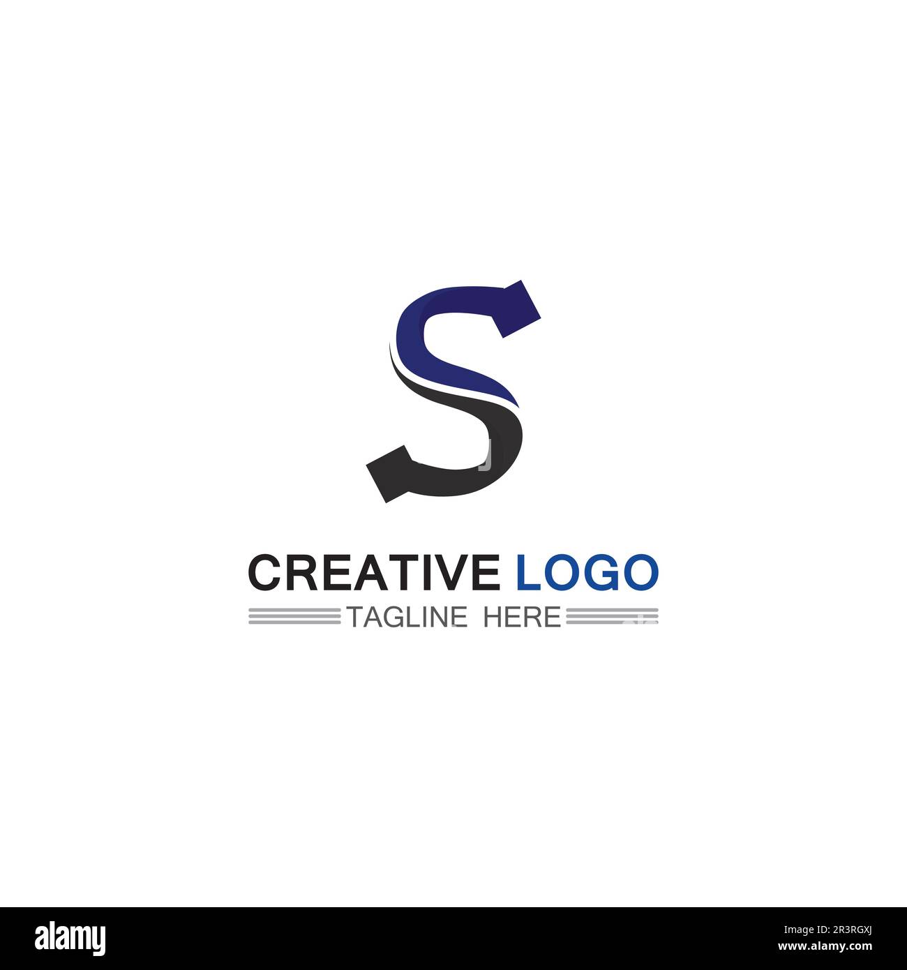 Business corporate S letter logo design vector Stock Vector Image & Art ...