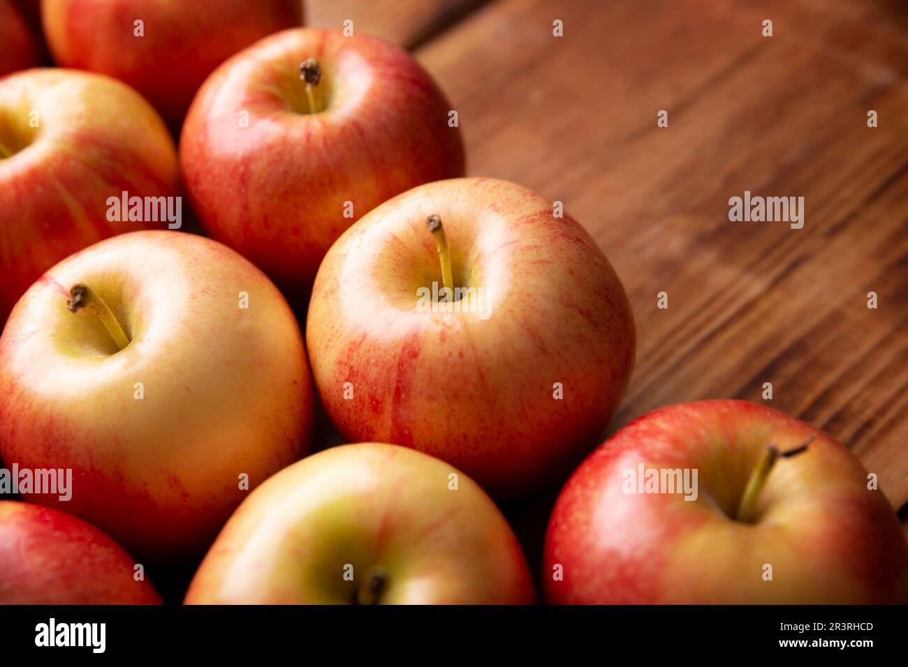 Royal Gala Apples (malus domestica). Apple trees are cultivated ...