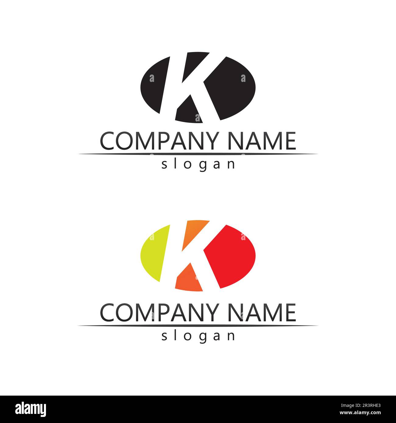 K logo design K letter font Concept Business logo vector and design ...