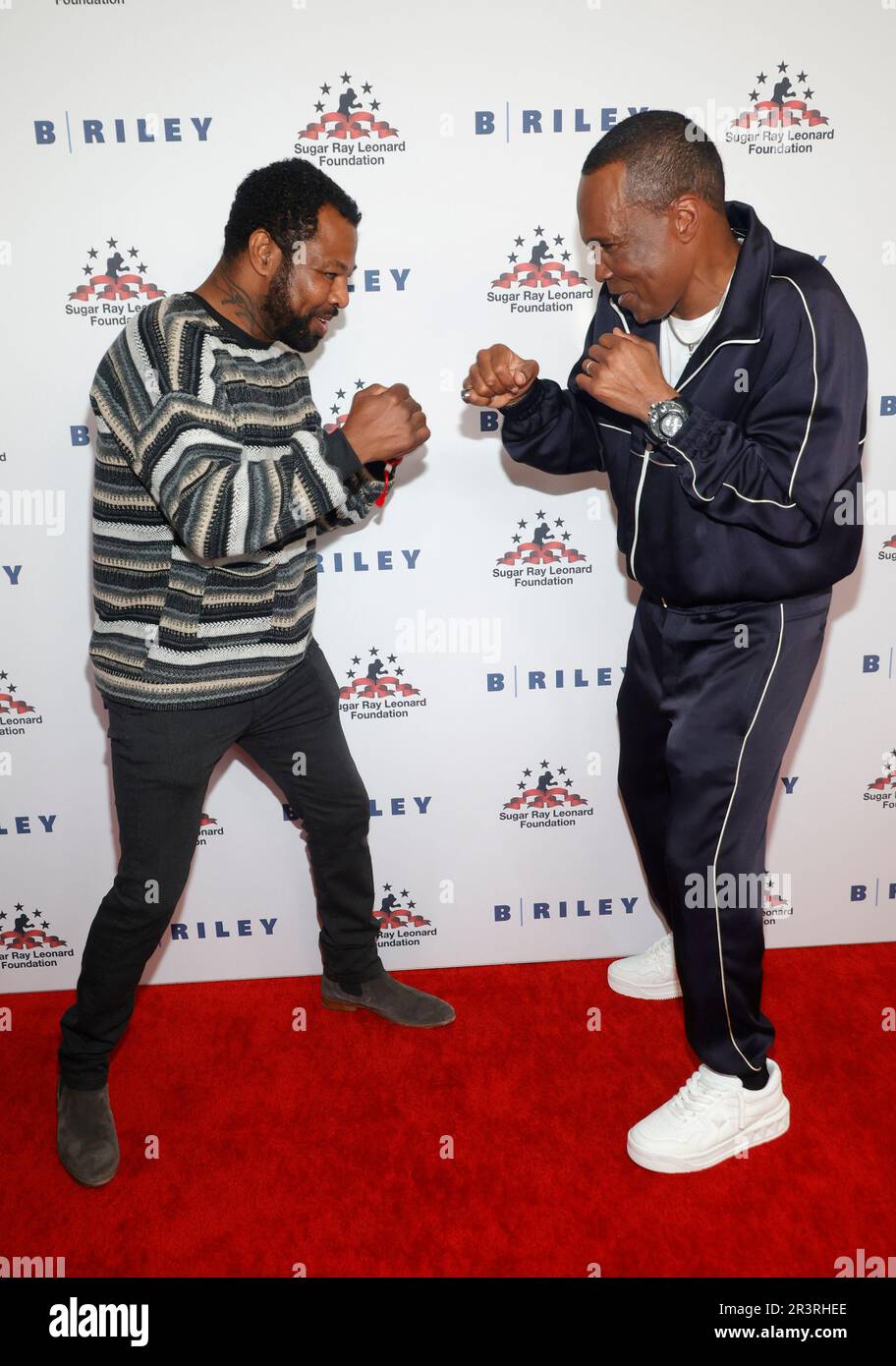 Beverly Hills, Ca. 24th May, 2023. Sugar Shane Mosley and Sugar Ray ...