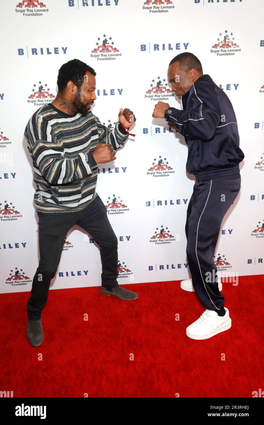 Beverly Hills, Ca. 24th May, 2023. Sugar Shane Mosley and Sugar Ray ...