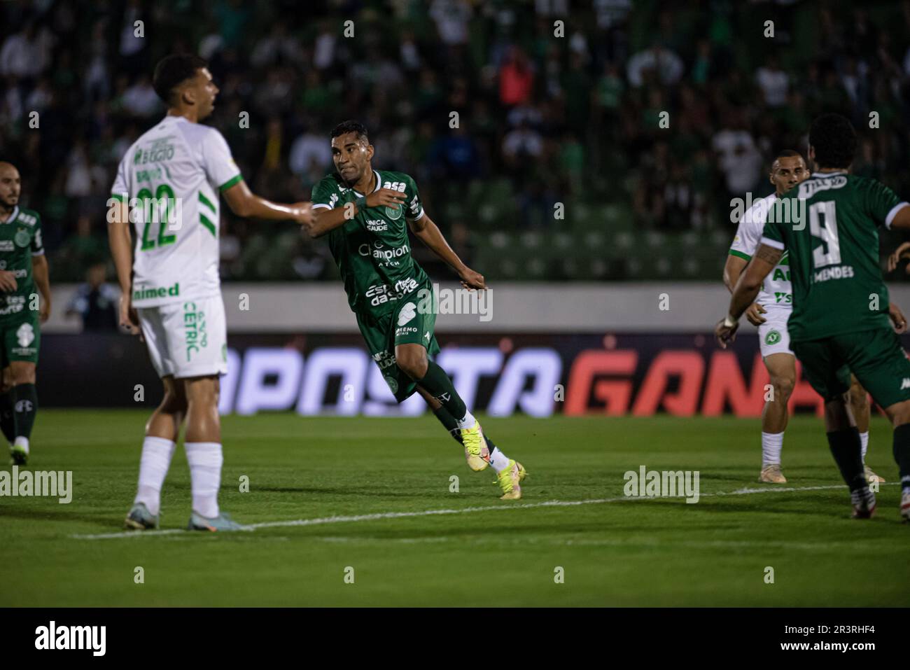 Campinas, Brazil. 24th May, 2023. Isaque during Guarani X Chapecoense ...