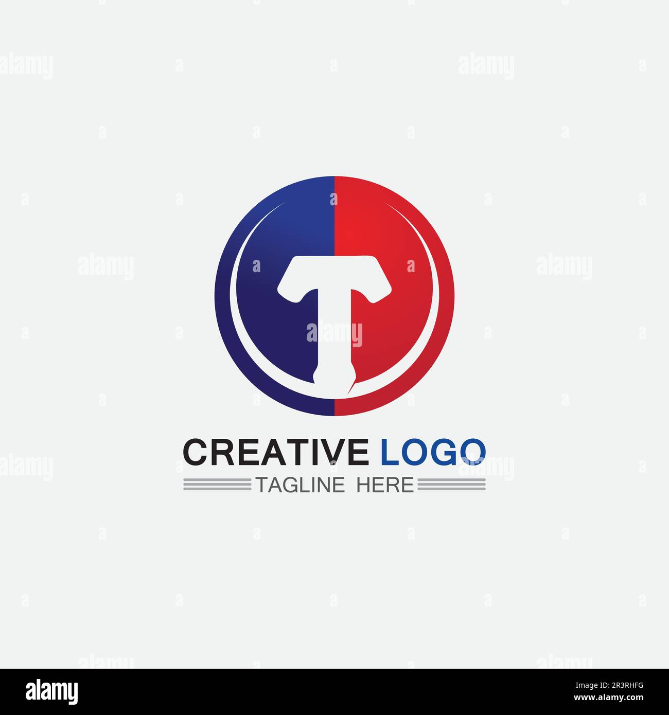 T letter, T logo vector font alphabet design and icon T Stock Vector ...