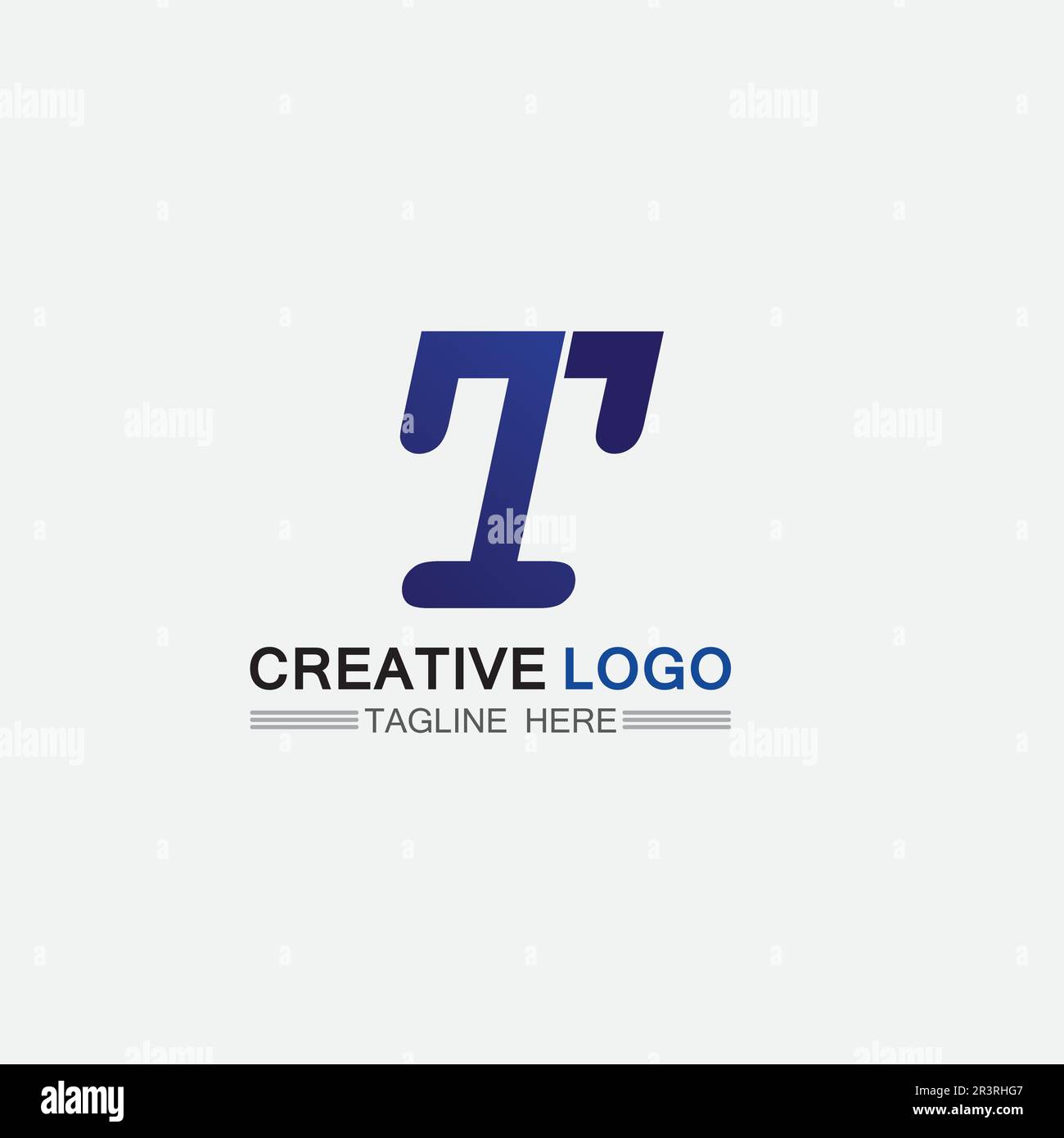 T letter, T logo vector font alphabet design and icon T Stock Vector ...