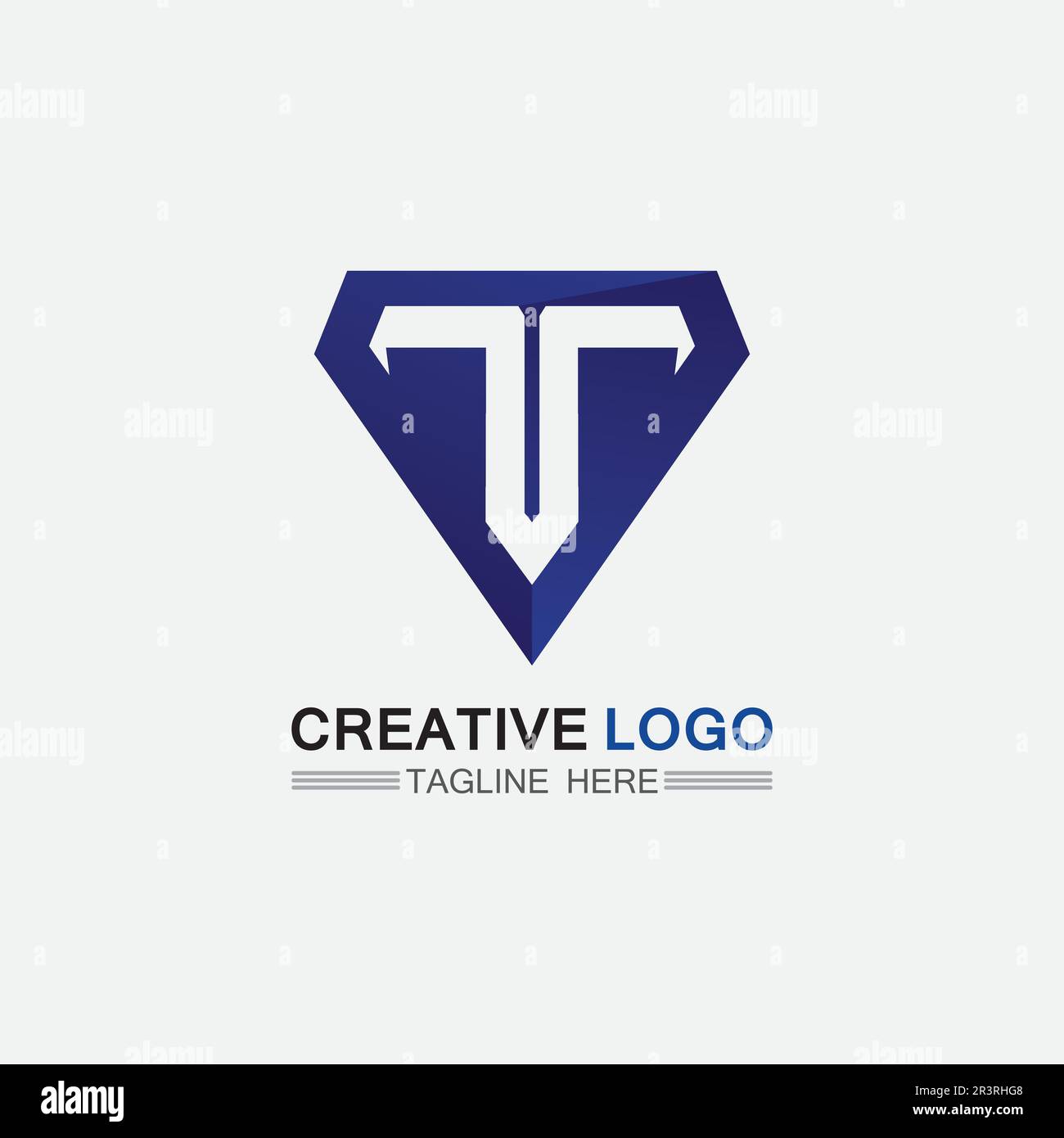 T letter, T logo vector font alphabet design and icon T Stock Vector ...