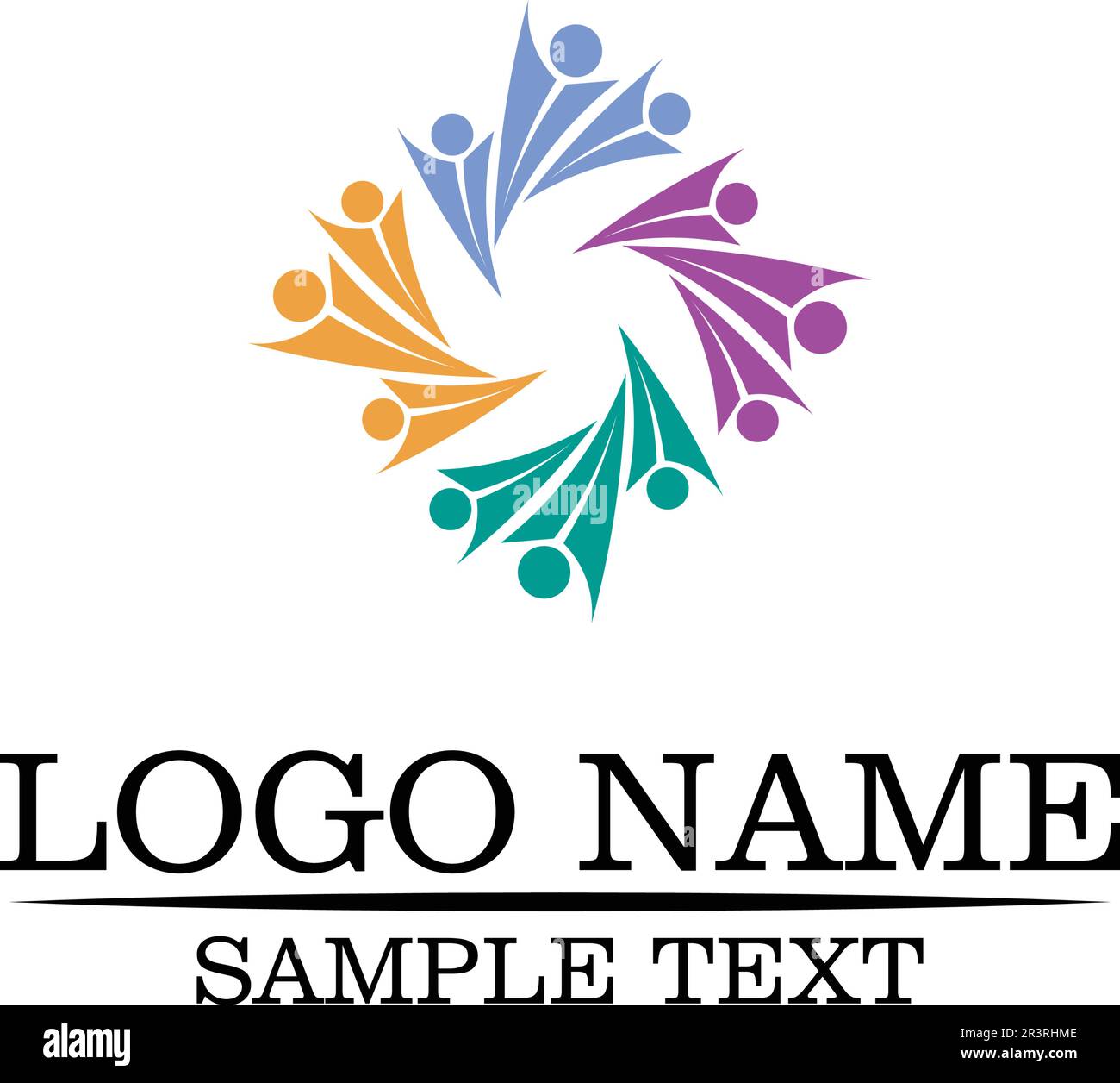 Community people care logo and symbols template Stock Vector Image ...