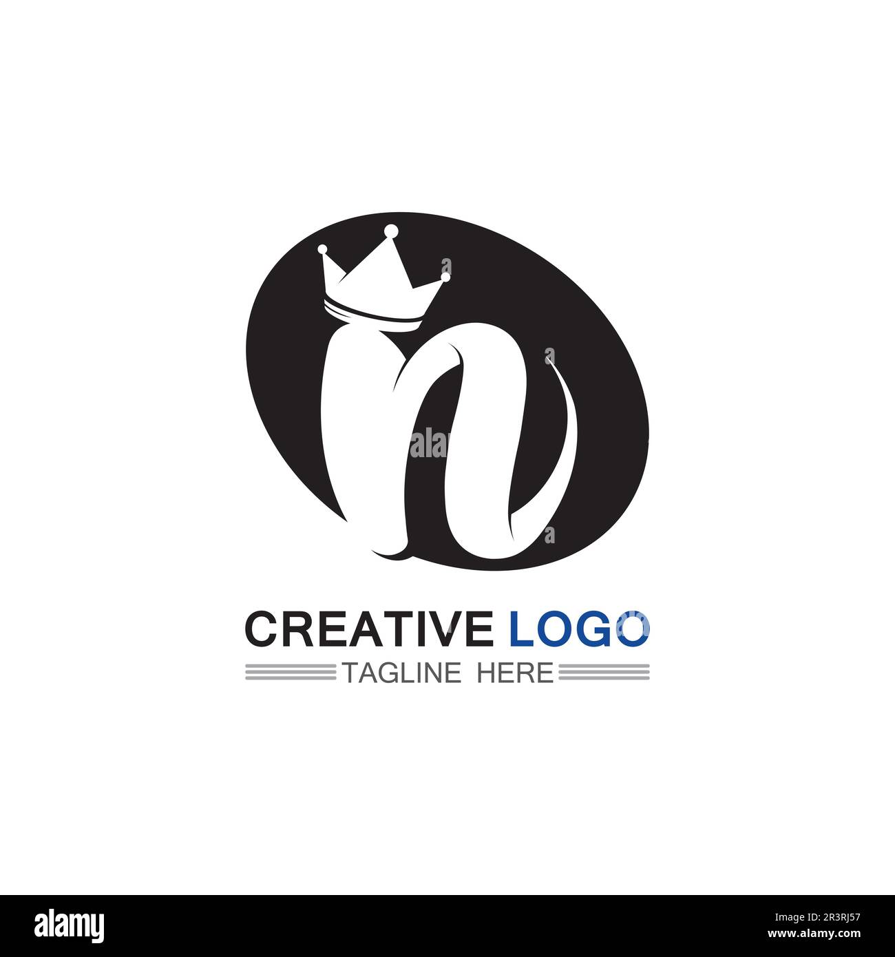 N logo font company logo business and letter initial N design vector ...