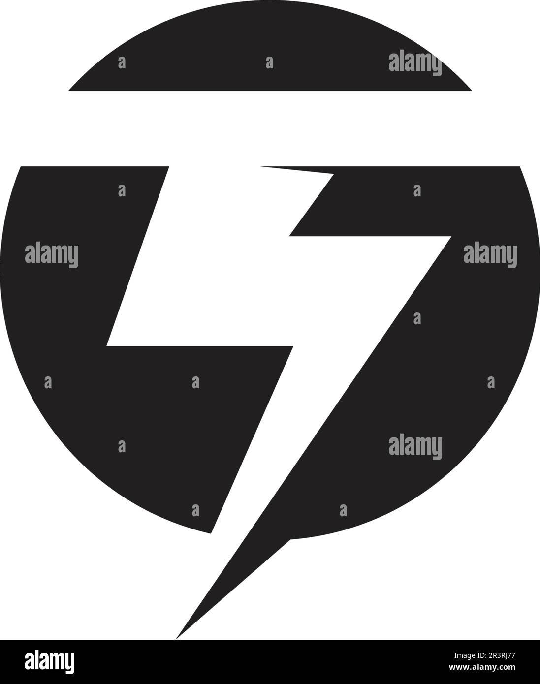 electric Vector lightning icon logo and symbols Stock Vector Image ...