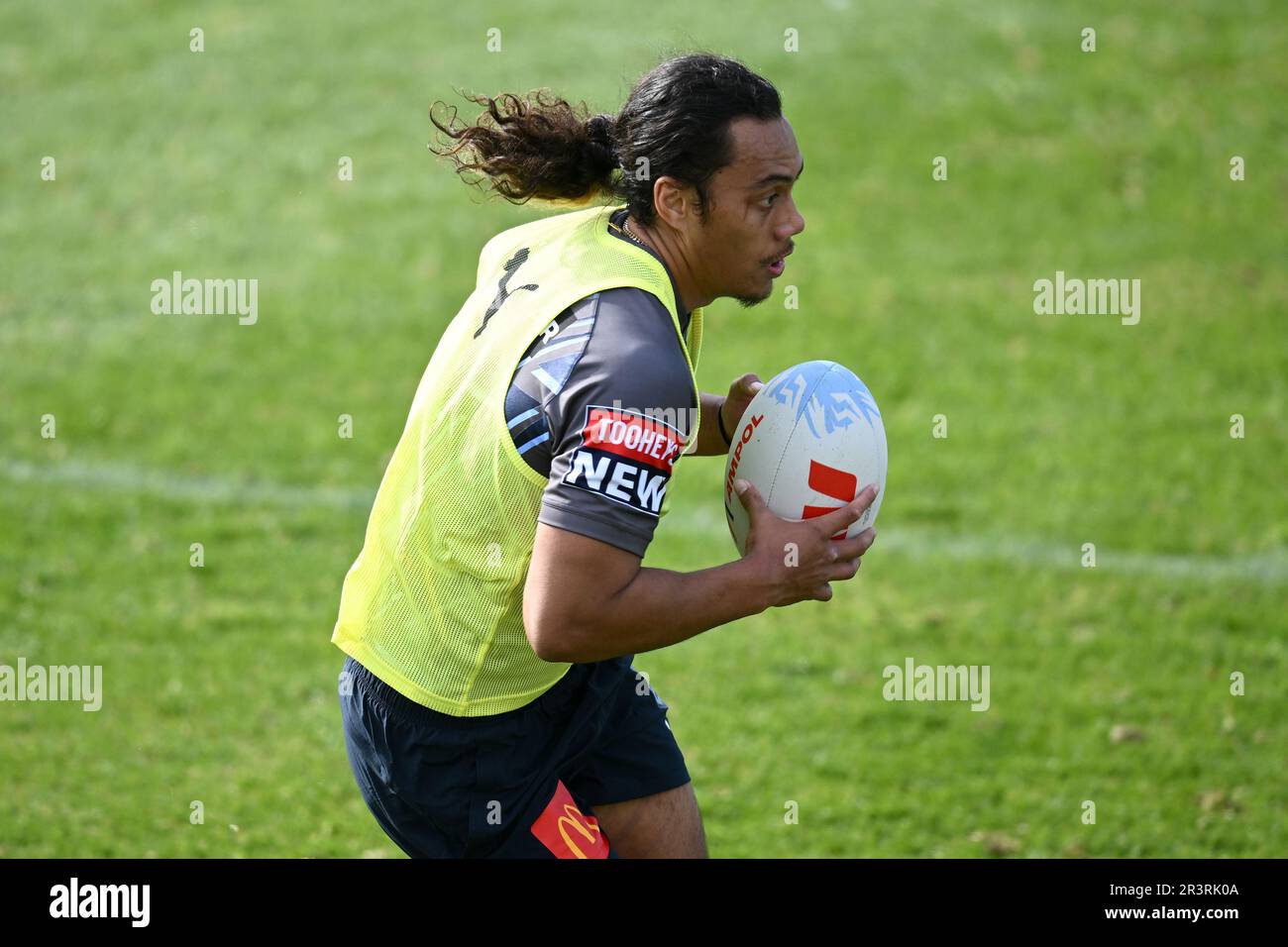 Sydney, Thursday, May 25, 2023. Jarome Luai of the Blues during a NSW ... Sydney, Thursday, May 25, 2023. Jarome Luai of the Blues during a NSW ...