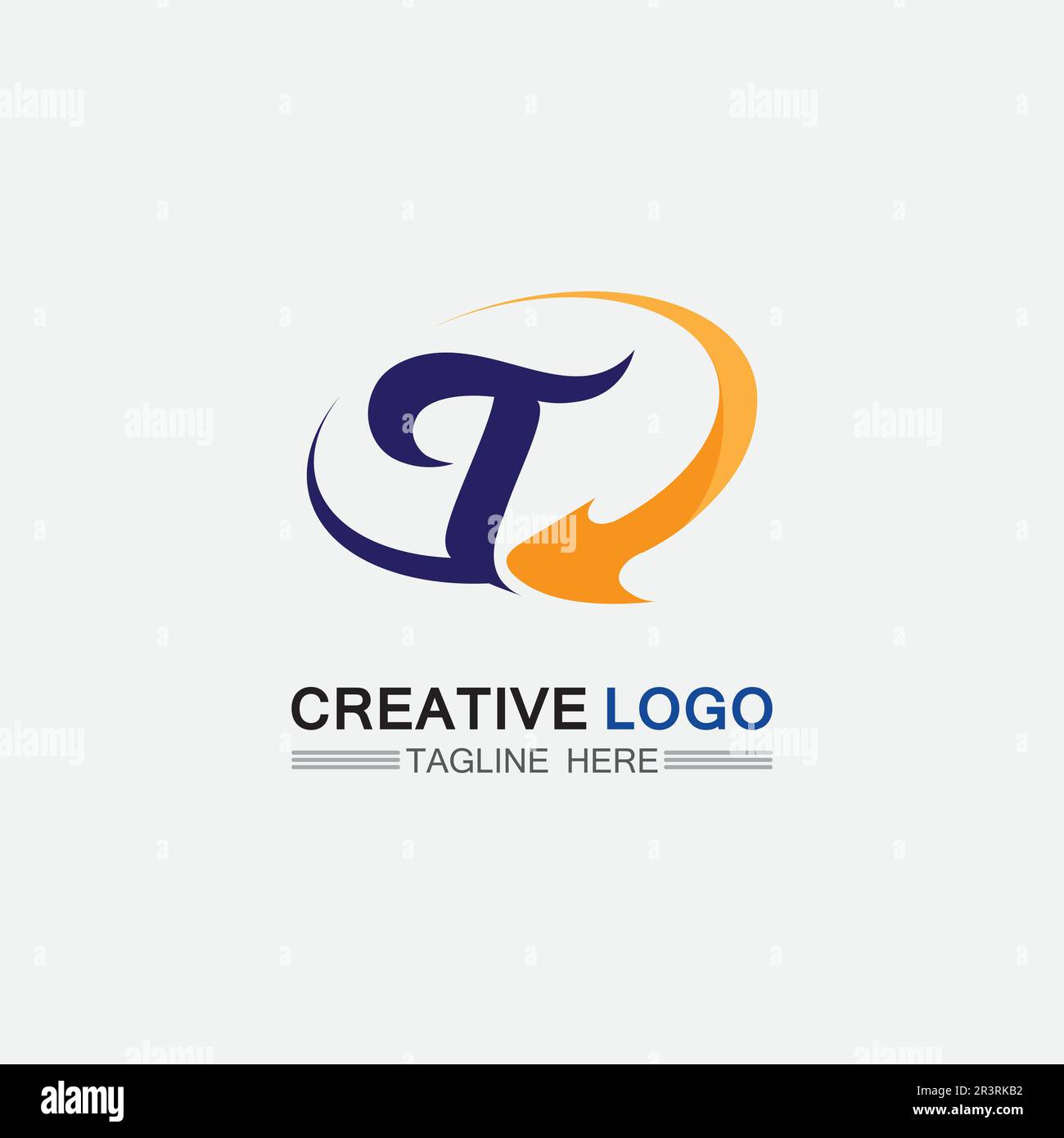 T letter, T logo vector font alphabet design and icon T Stock Vector ...