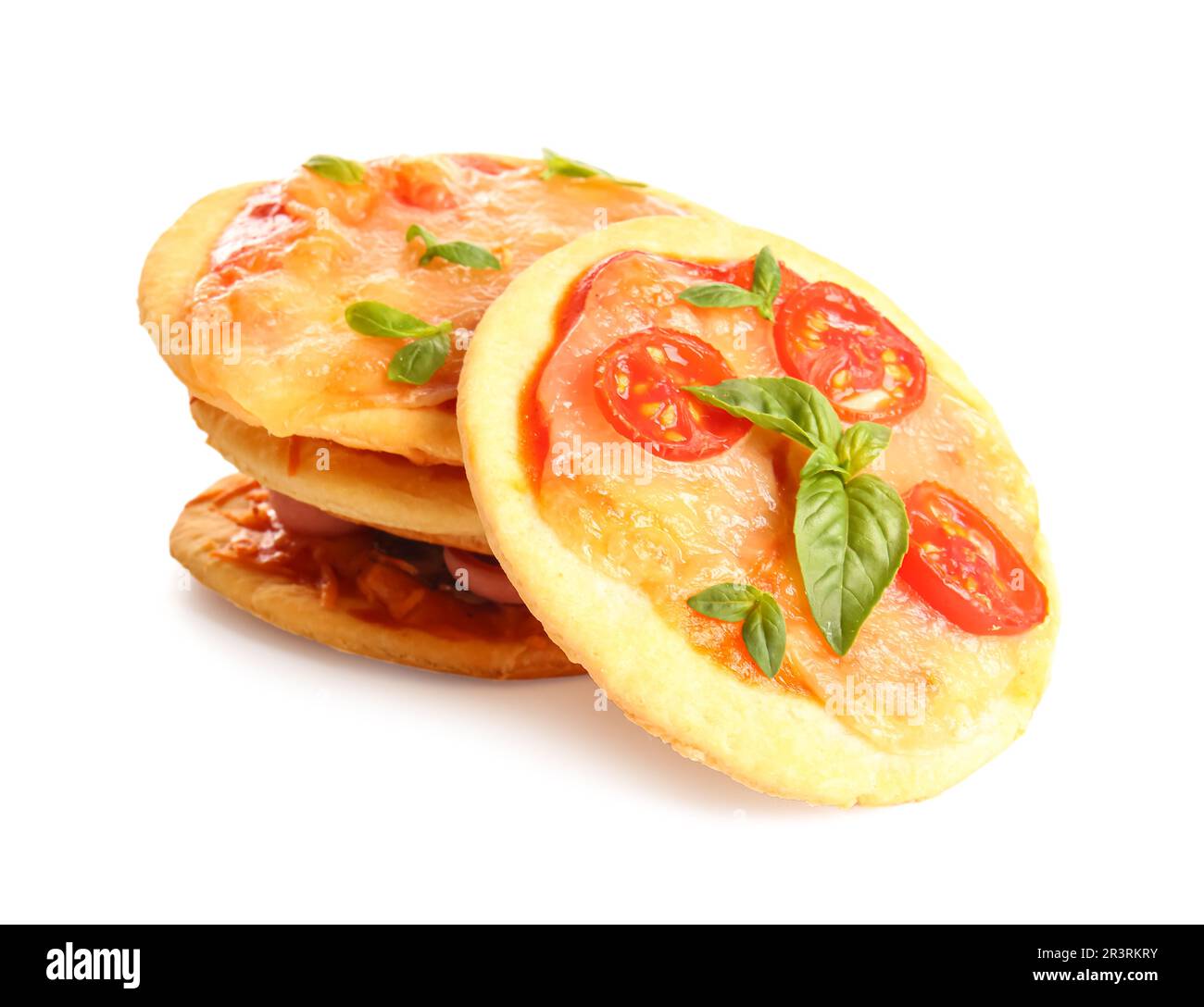 Mini pizzas Cut Out Stock Images & Pictures - Alamy