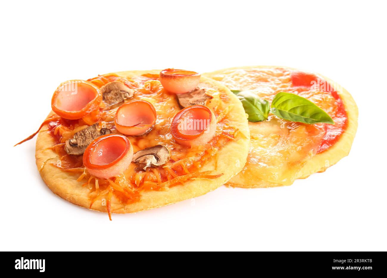 Mini pizzas Cut Out Stock Images & Pictures - Alamy
