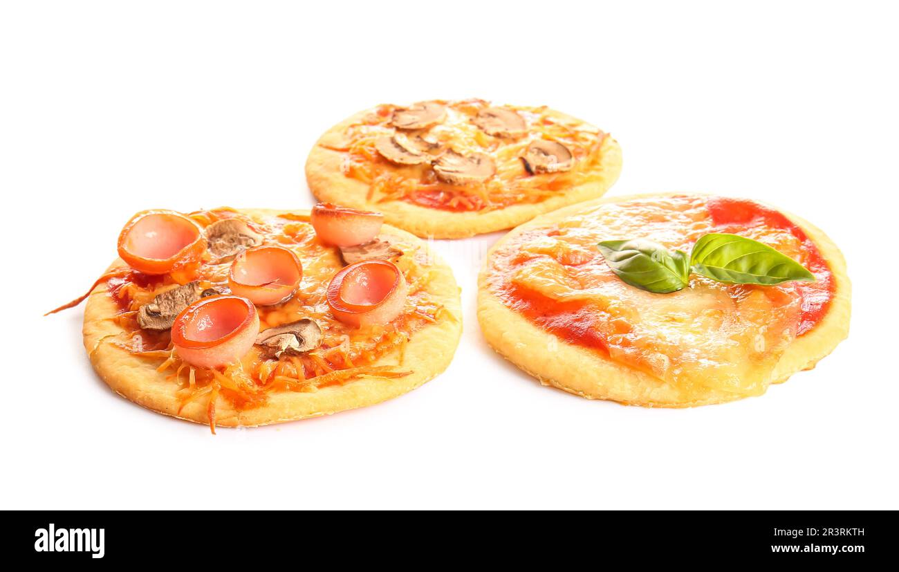 Mini pizzas Cut Out Stock Images & Pictures - Alamy