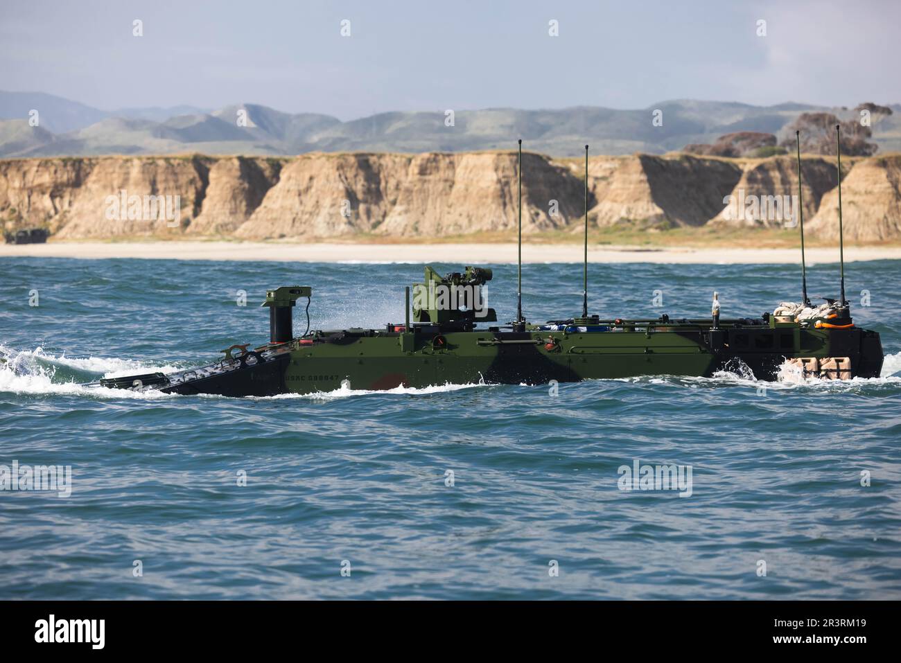 U.S. Marines with 3rd Assault Amphibian Battalion, 1st Marine Division ...
