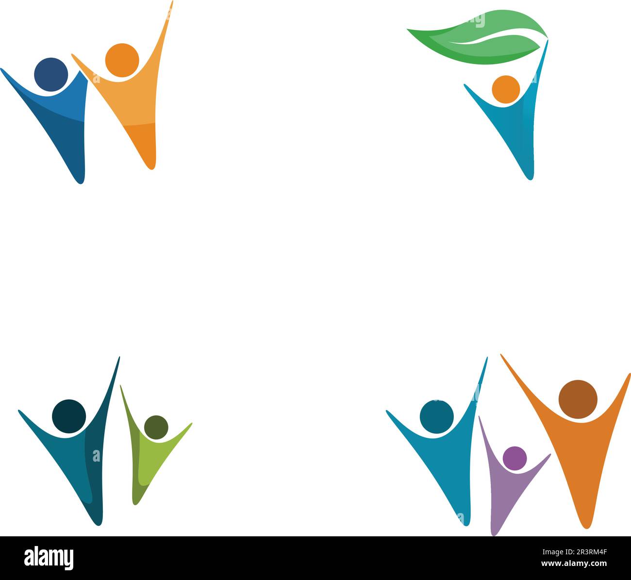 Community people care logo and symbols template Stock Vector Image ...