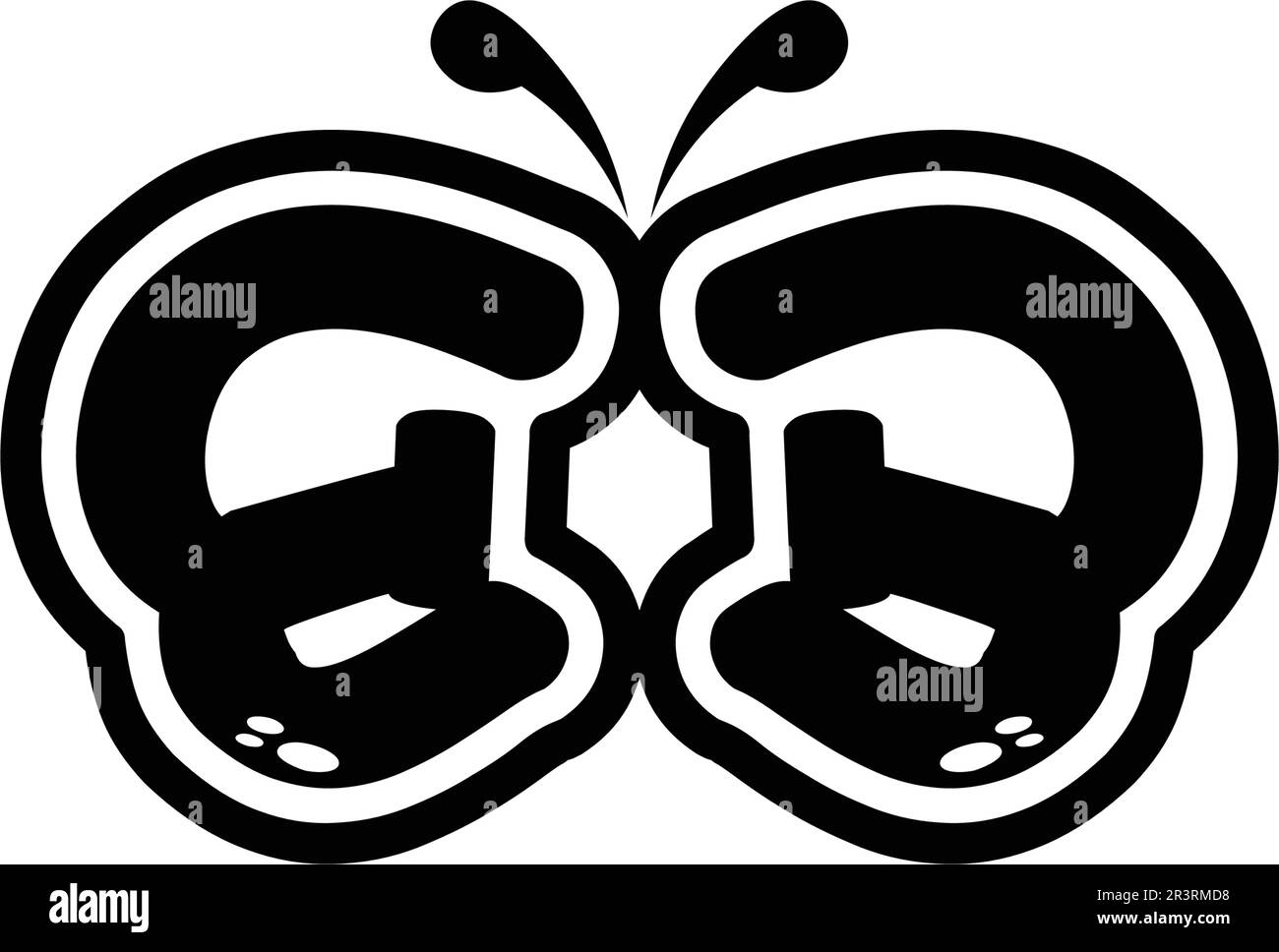 Vector - Butterfly conceptual simple, colorful icon. Logo. Vector ... Vector - Butterfly conceptual simple, colorful icon. Logo. Vector ...