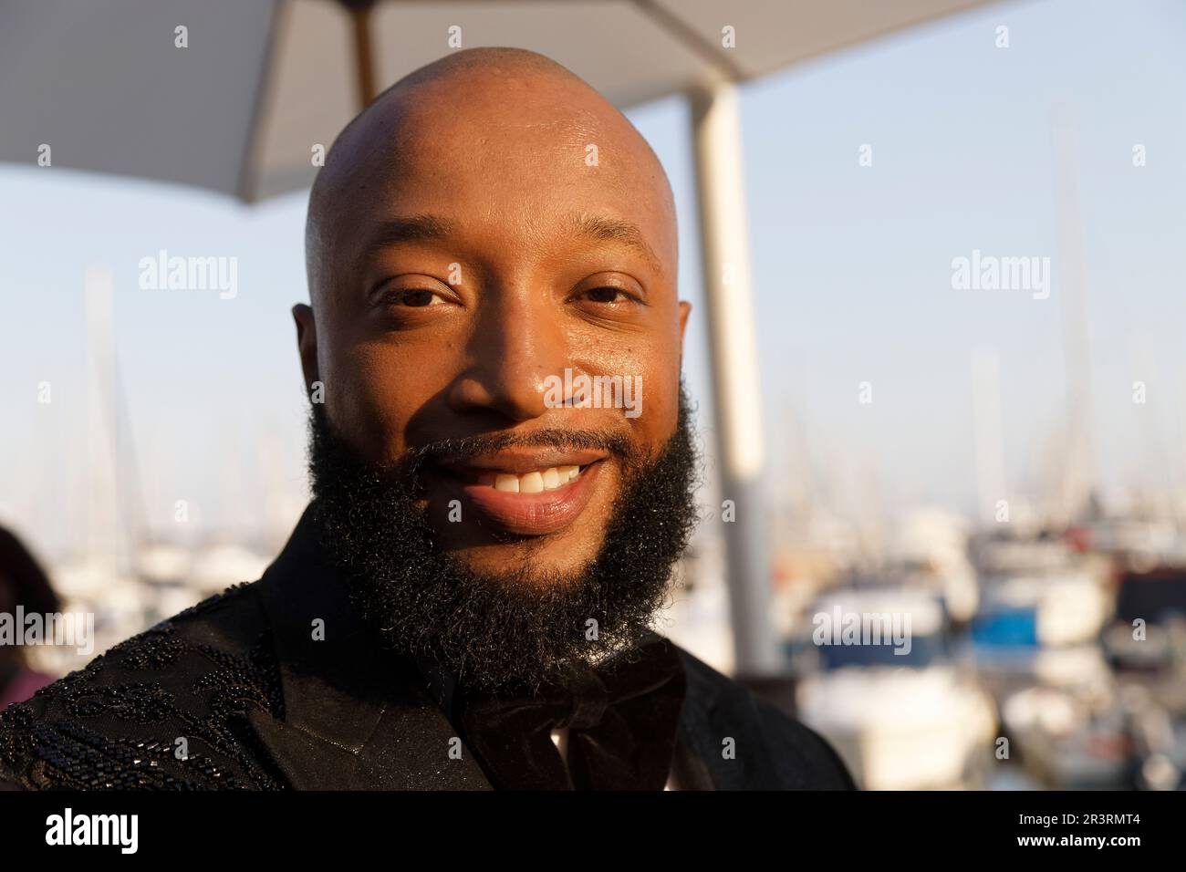 Cannes,France. 23rd May, 2023. Henri Franklin attends the Black Terror ...