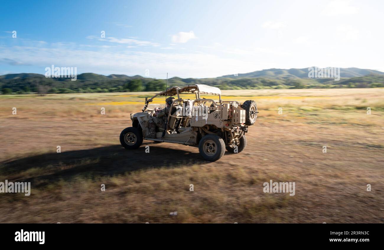 An MRZR Alpha light tactical all-terrain vehicle, assigned to the 621st ...