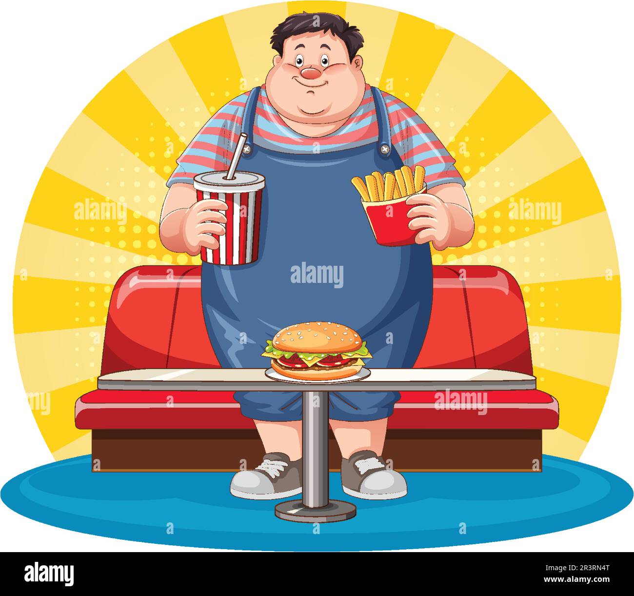 Burger temptation Stock Vector Images - Alamy