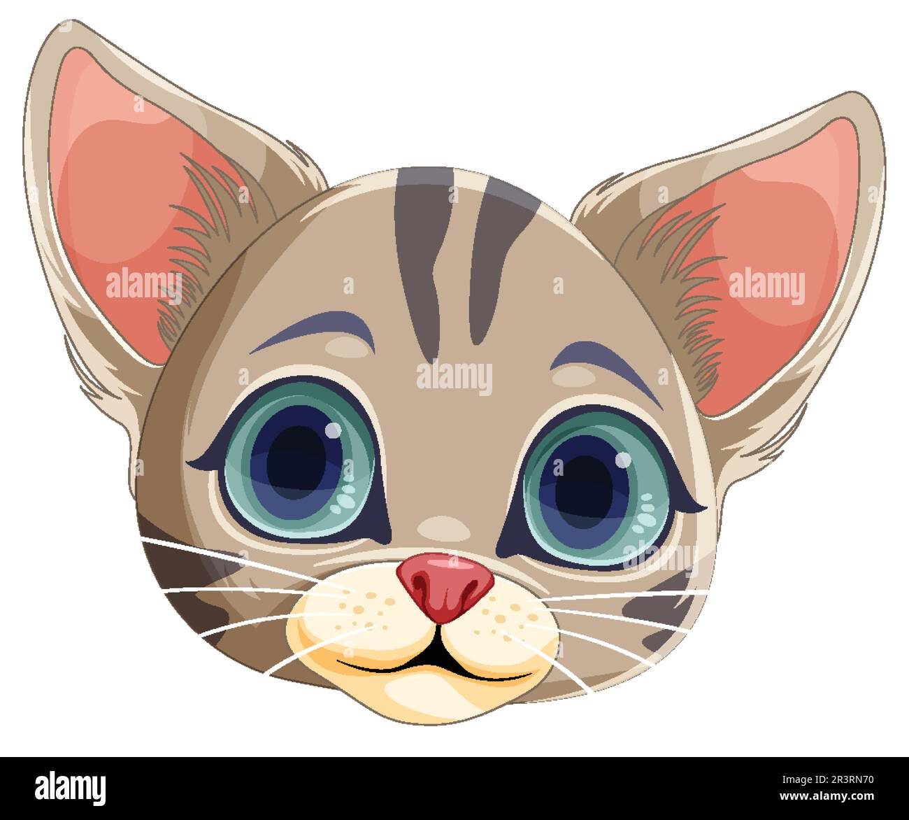 Cat face cartoon hi-res stock photography and images - Alamy