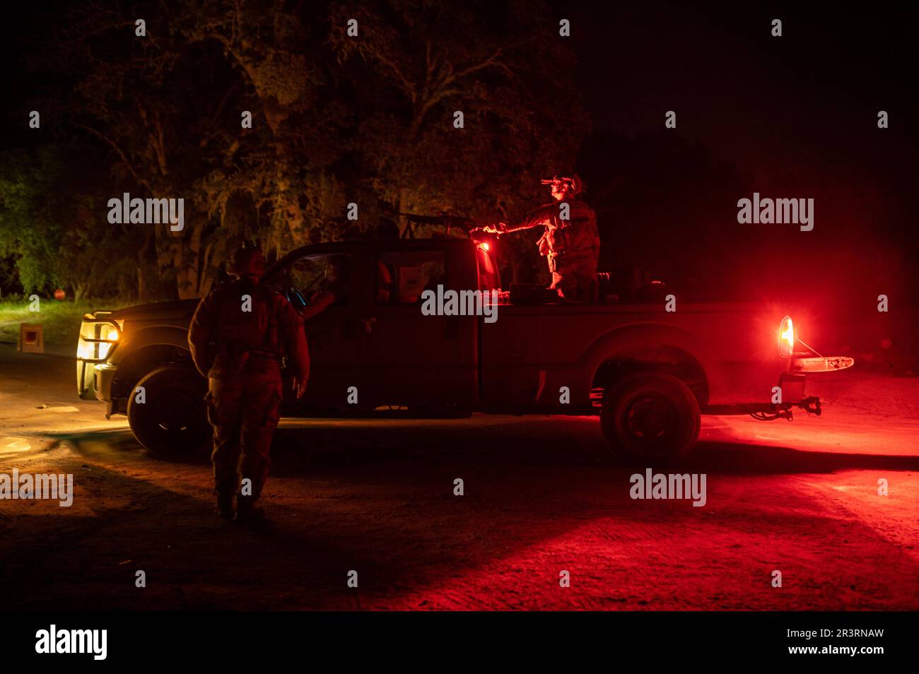 U.S. Air Force Airmen assigned to 621st Contingency Response Wing fire ...
