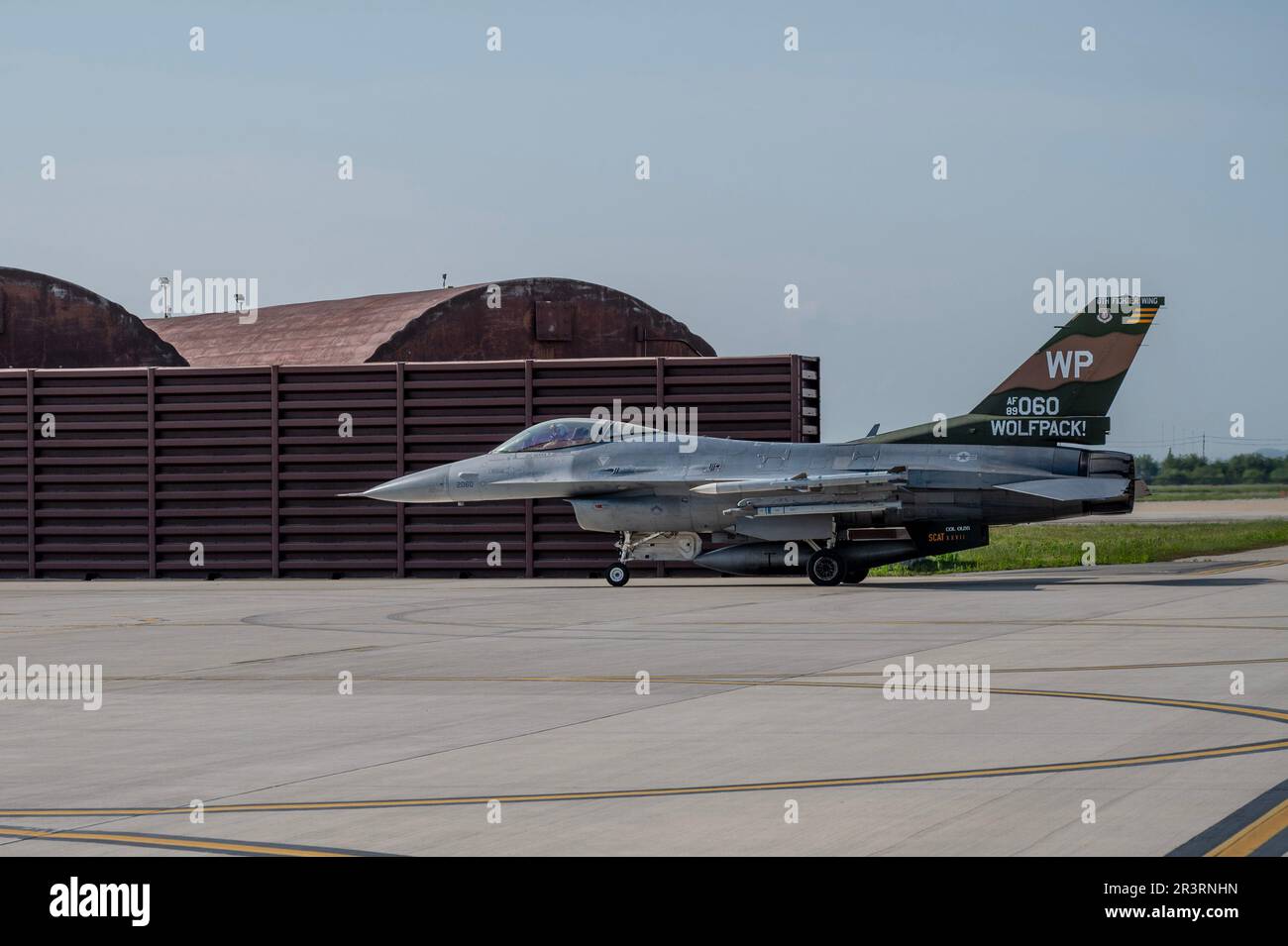 Col. Henry R. Jeffress, III, 8th Fighter Wing commander, taxis in the ...