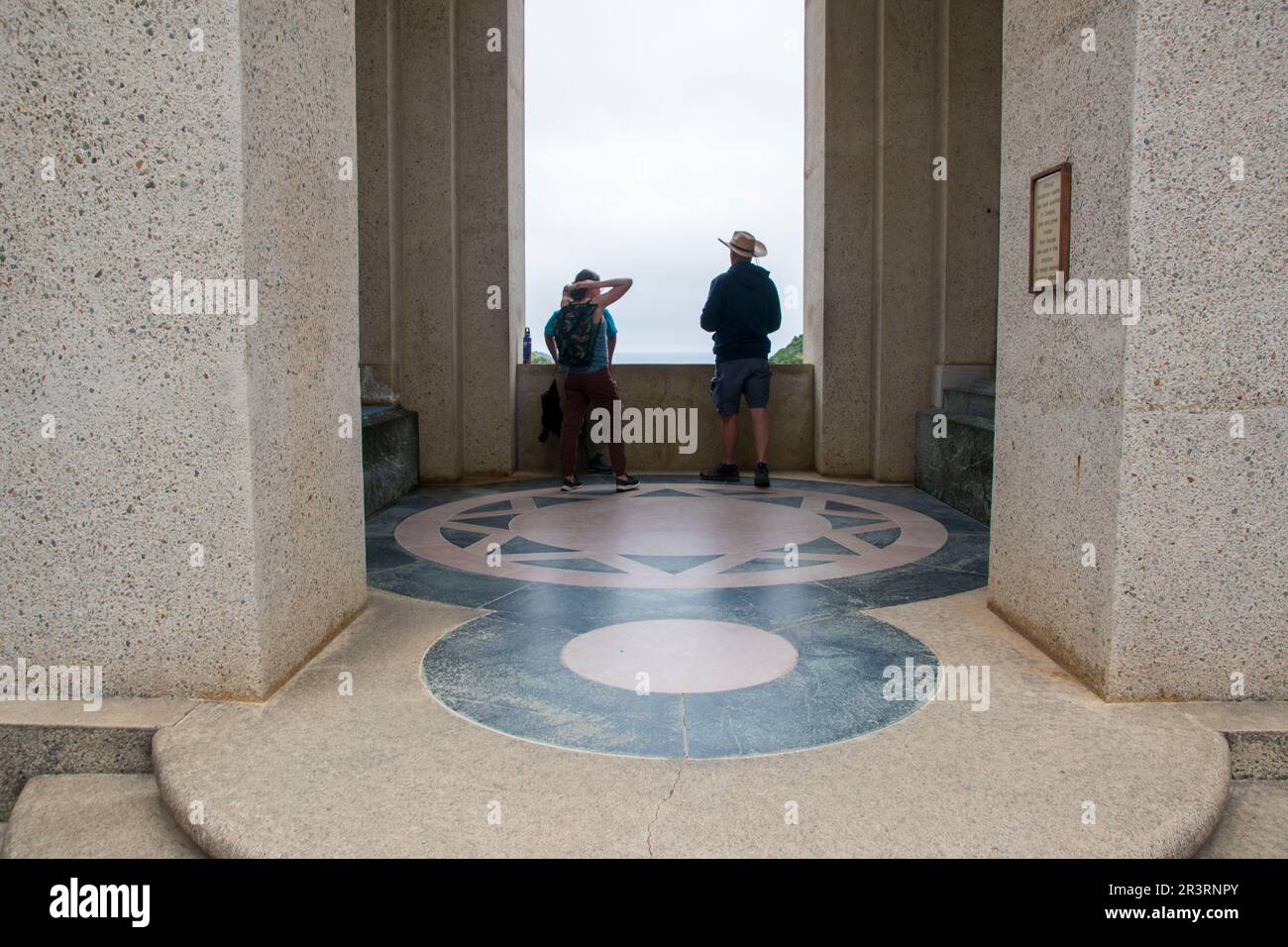 The Wrigley Memorial stands on one end of the Botanical Garden on ...
