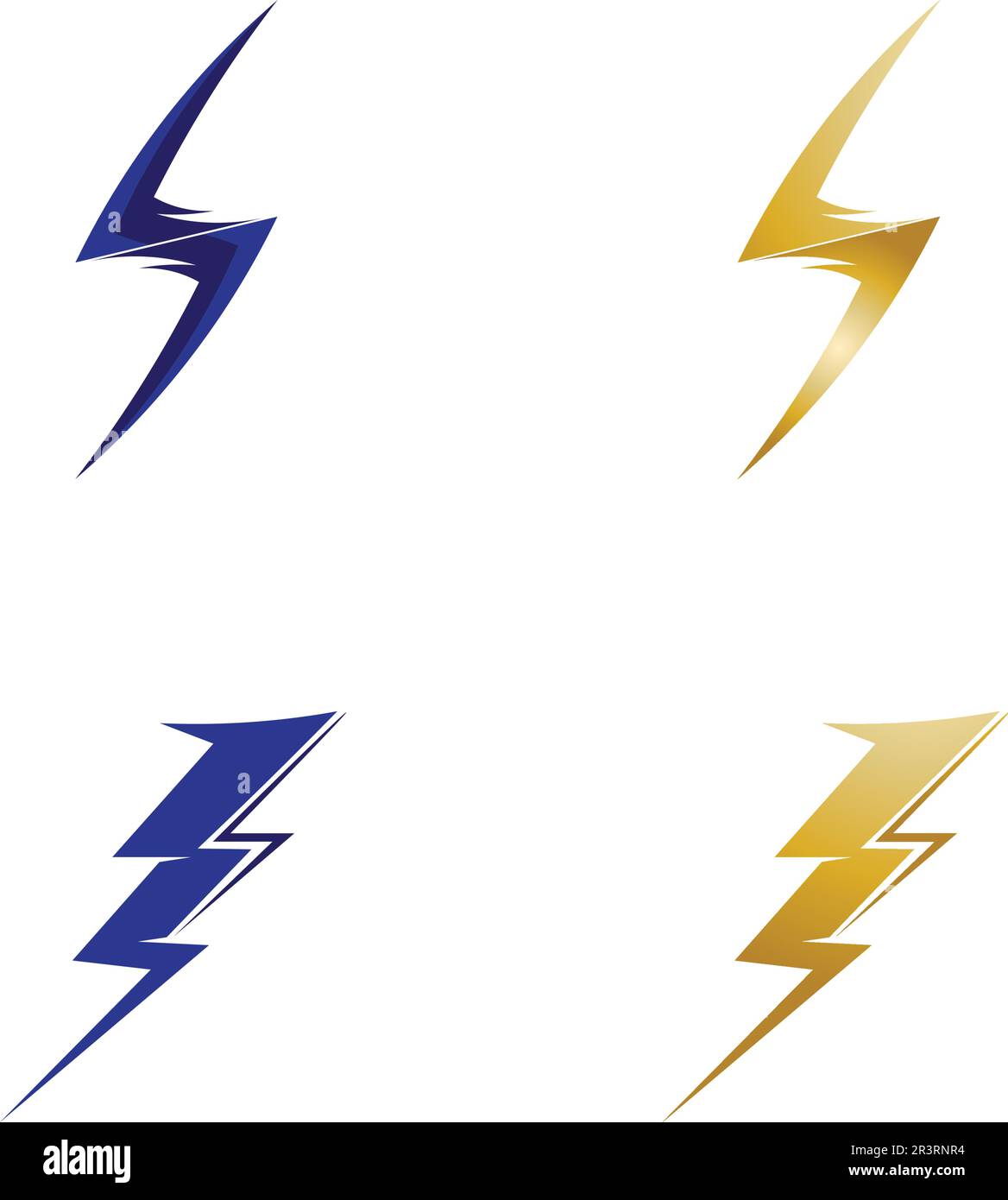 electric Vector lightning icon logo and symbols Stock Vector Image ...