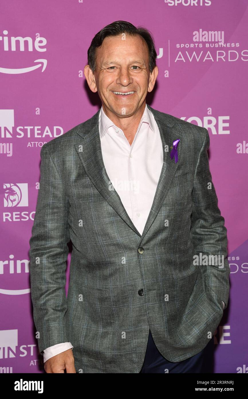 New York, USA. 24th May, 2023. President and CEO of the St. Louis Blues ...