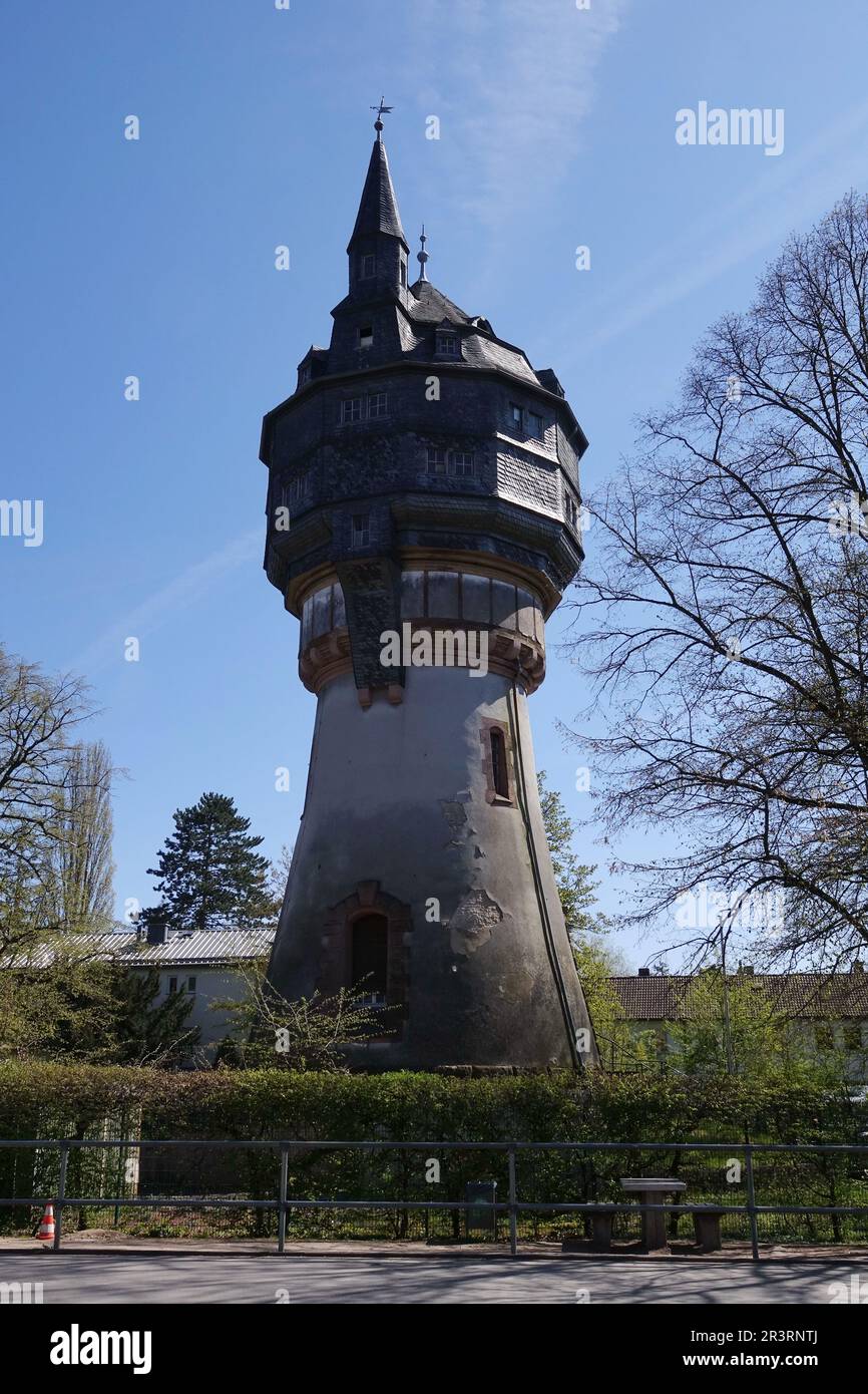 Water tower in Frankfurt-Eschersheim Stock Photo - Alamy